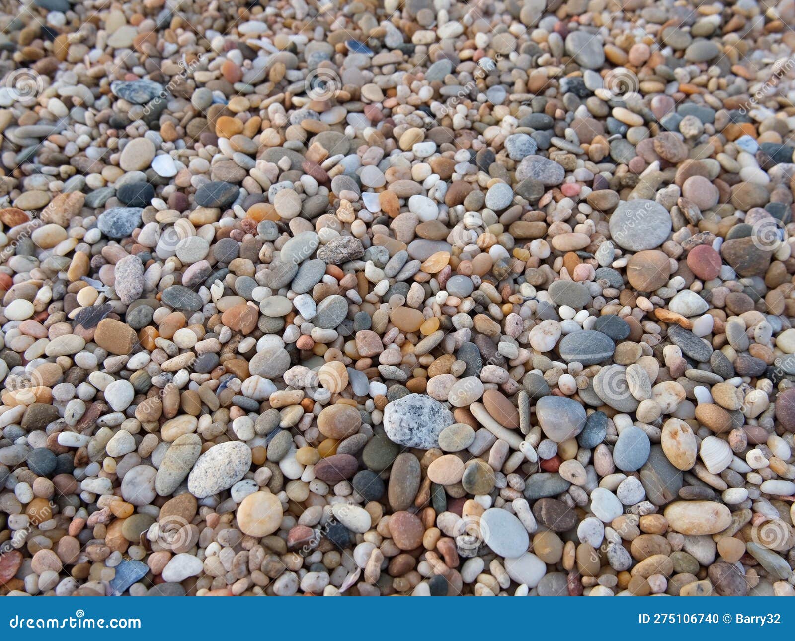 Natural Pebbles on Beach. Background Texture Stock Photo - Image of ...