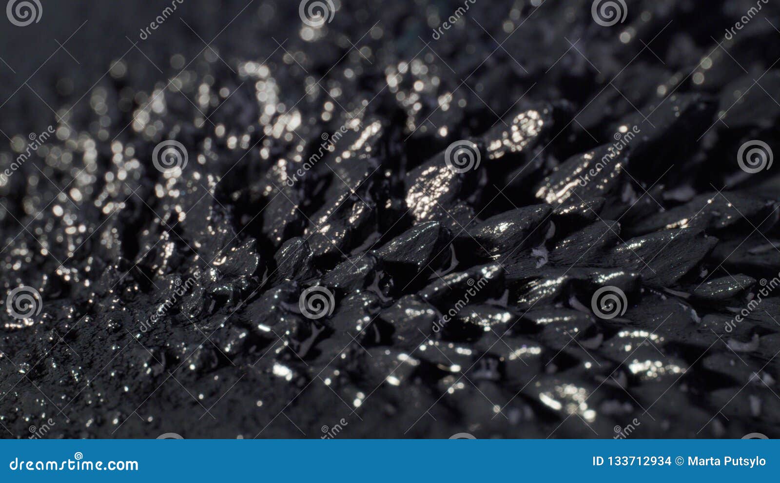 Ferrofluid Background Elements Stock Photo - Image of nano, neodymium ...