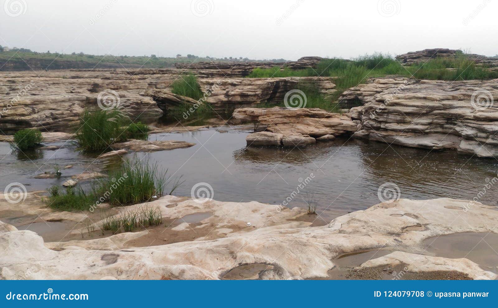 Beautiful river rock stock photo. Image of place, natural - 124079708