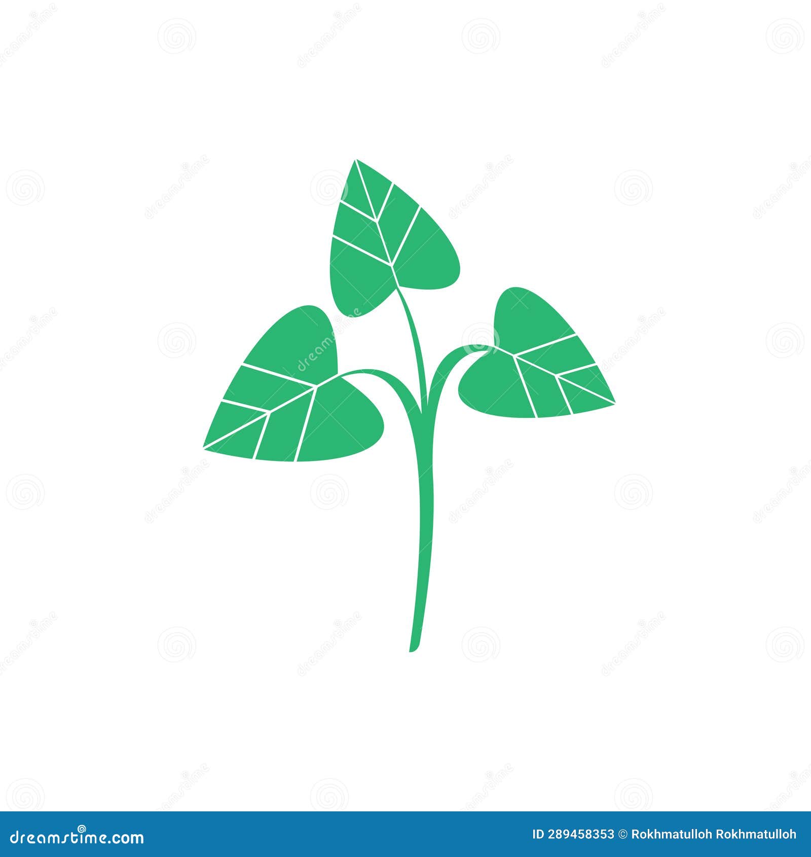 Natural Plant Leaf Design Icon Vector Illustration Stock Illustration ...