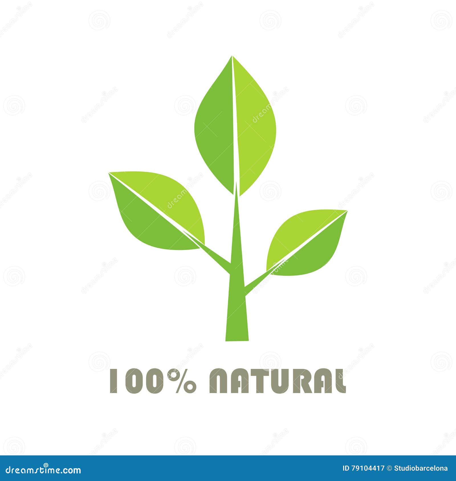 Natural plant symbol stock vector. Illustration of environment - 79104417