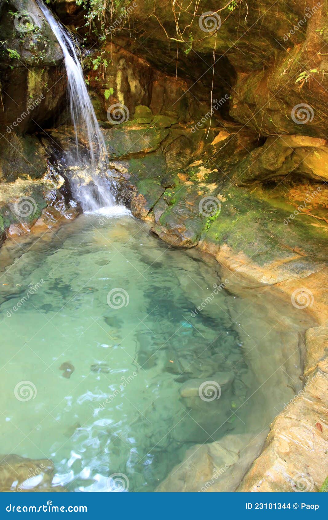 Natural pool in Park Isalo stock photo. Image of chillout - 23101344