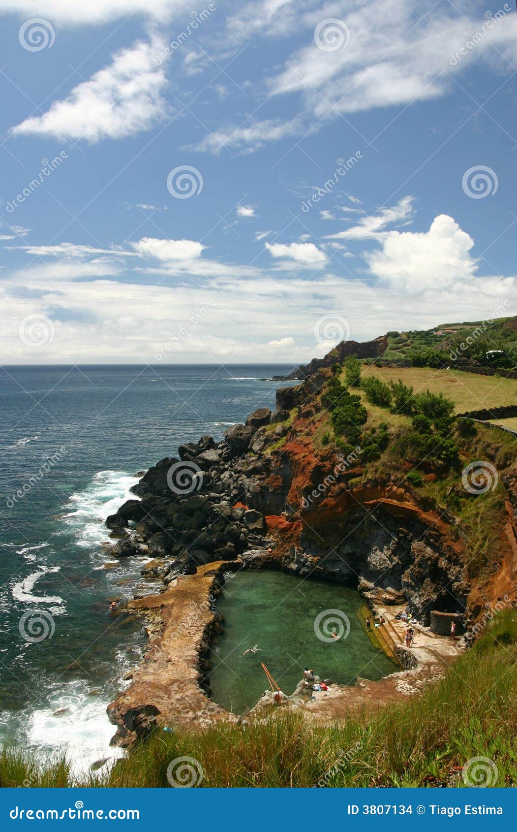 Natural pool stock photo. Image of coastline, landscape - 3807134