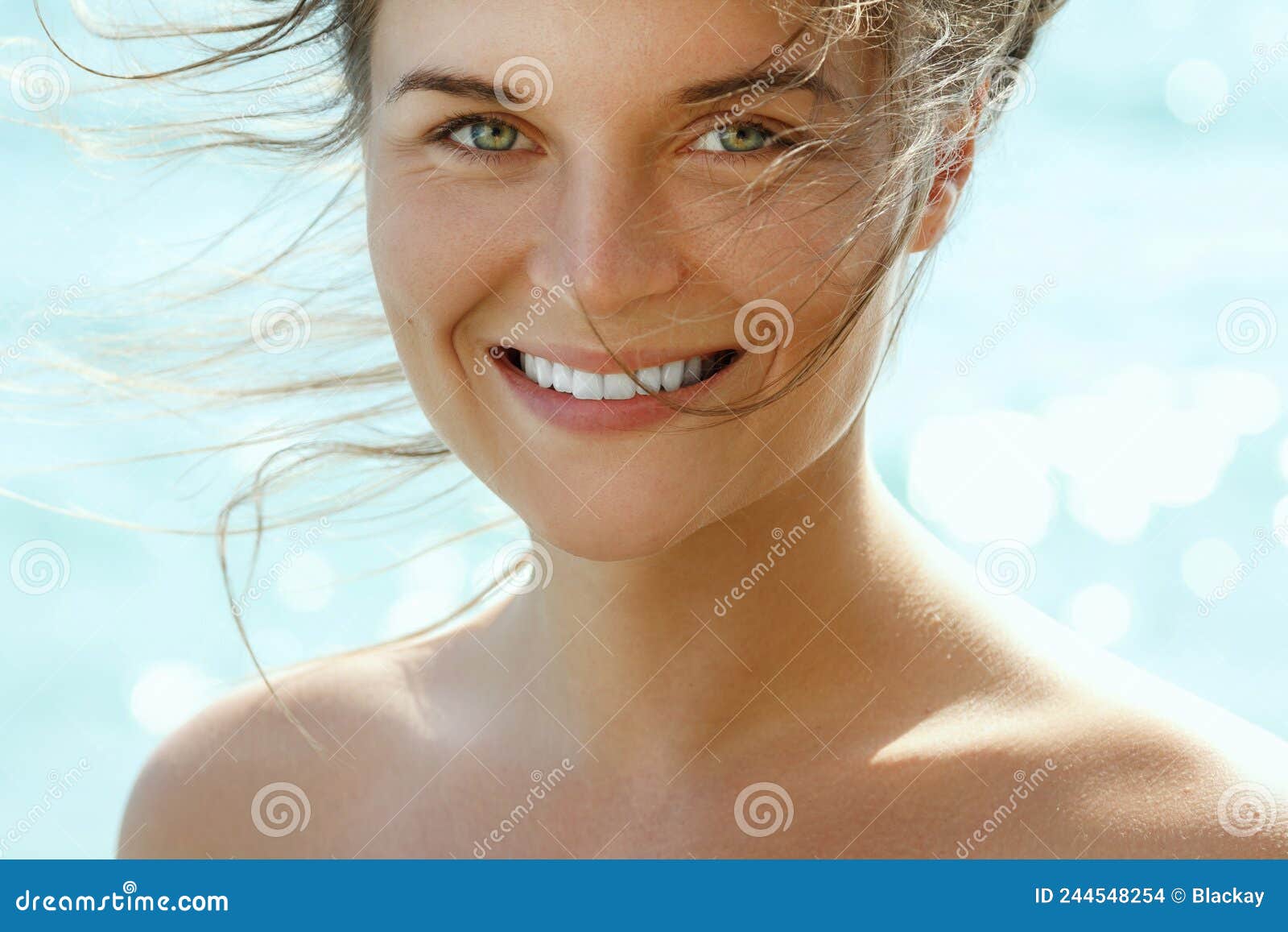 Natural Portrait of Woman without Make Up Stock Photo - Image of pretty ...