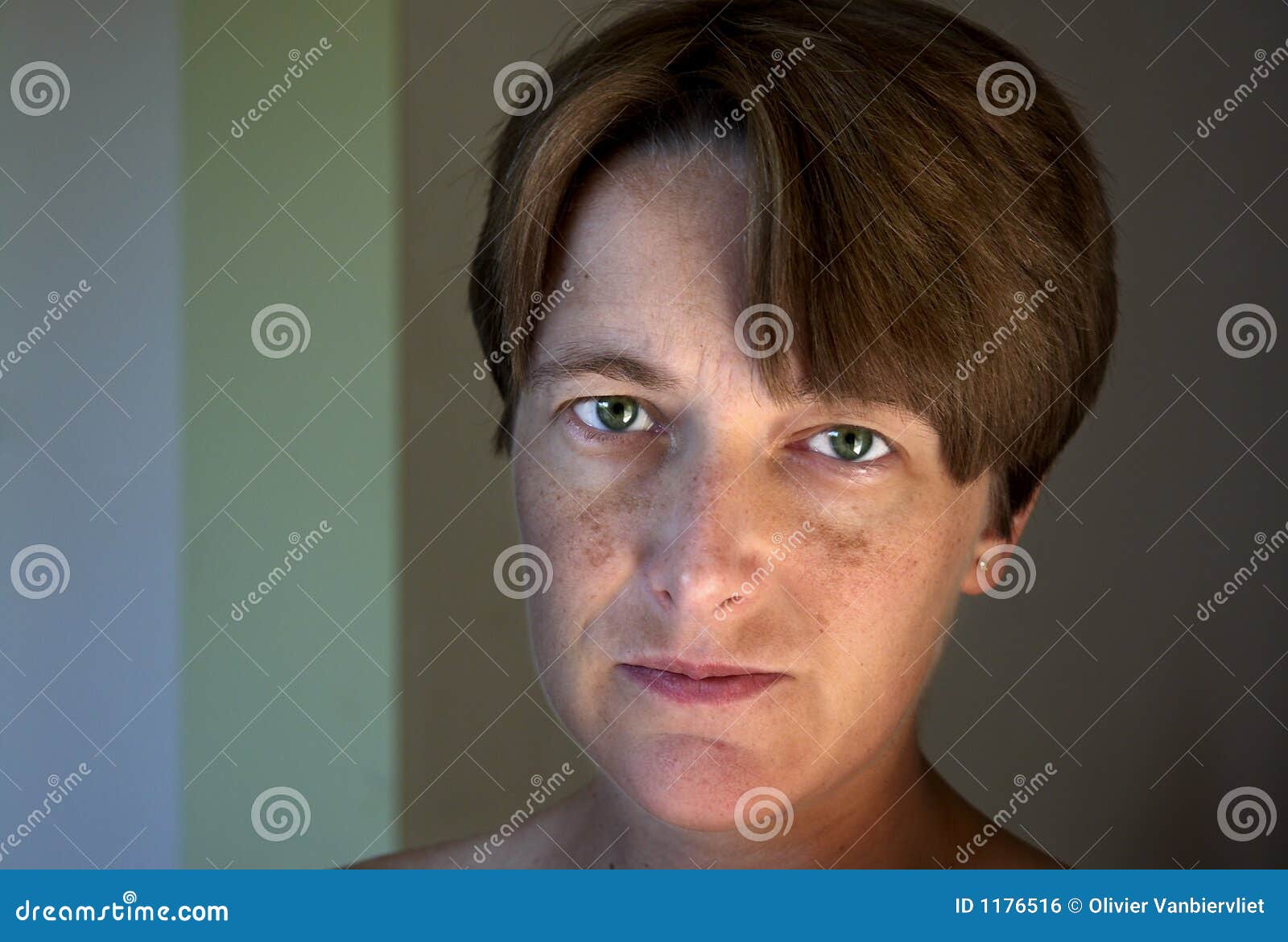 Natural Portrait of a Young Woman Stock Photo - Image of young ...