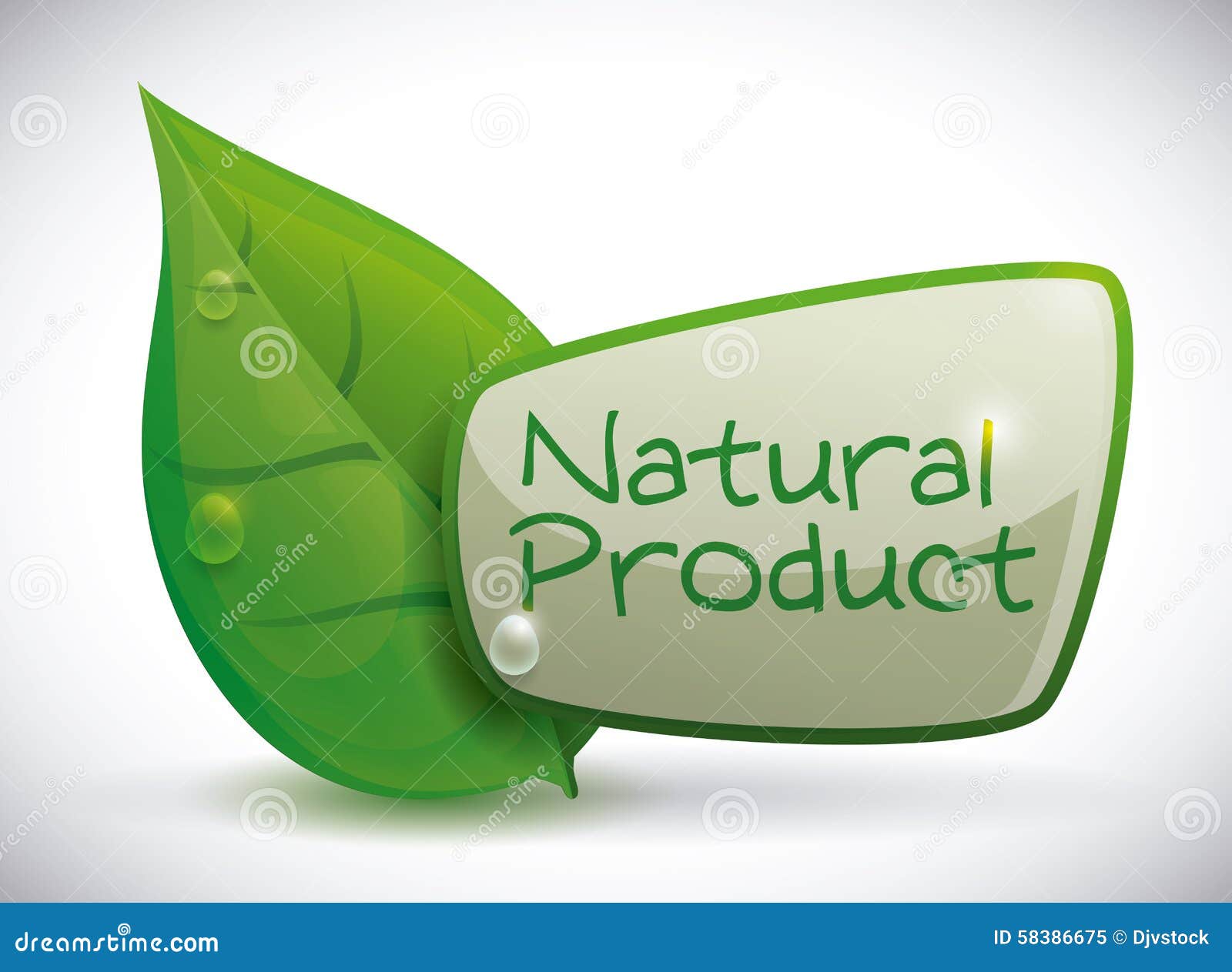 Natural product design. stock vector. Illustration of conceptual - 58386675