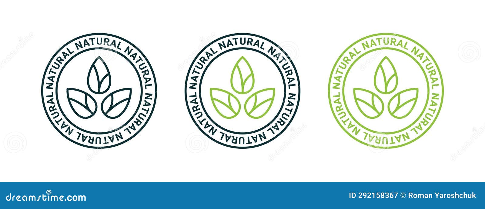 Natural Product Icons. Natural and Organic Products Stock Vector ...