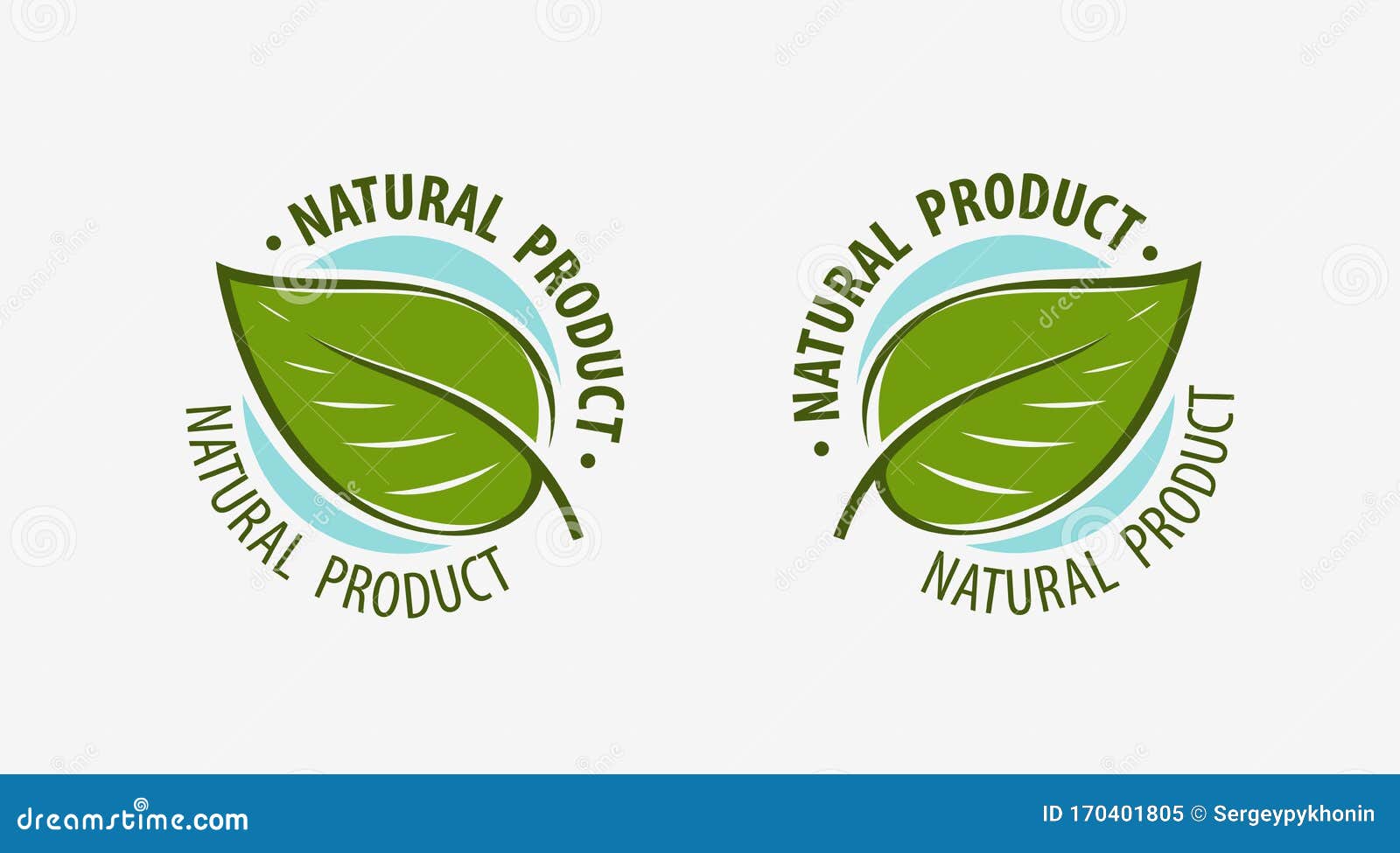 Natural Product Logo or Label. Leaf Symbol Design Vector Illustration ...