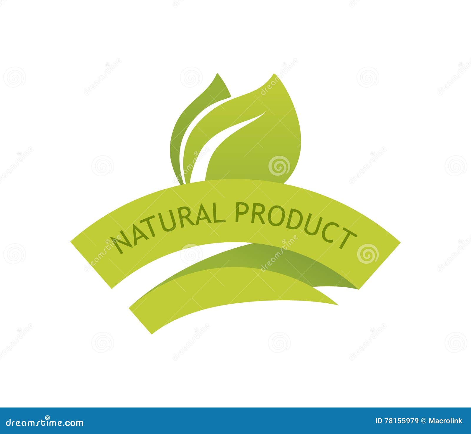 Natural Product Sign stock vector. Illustration of sign - 78155979