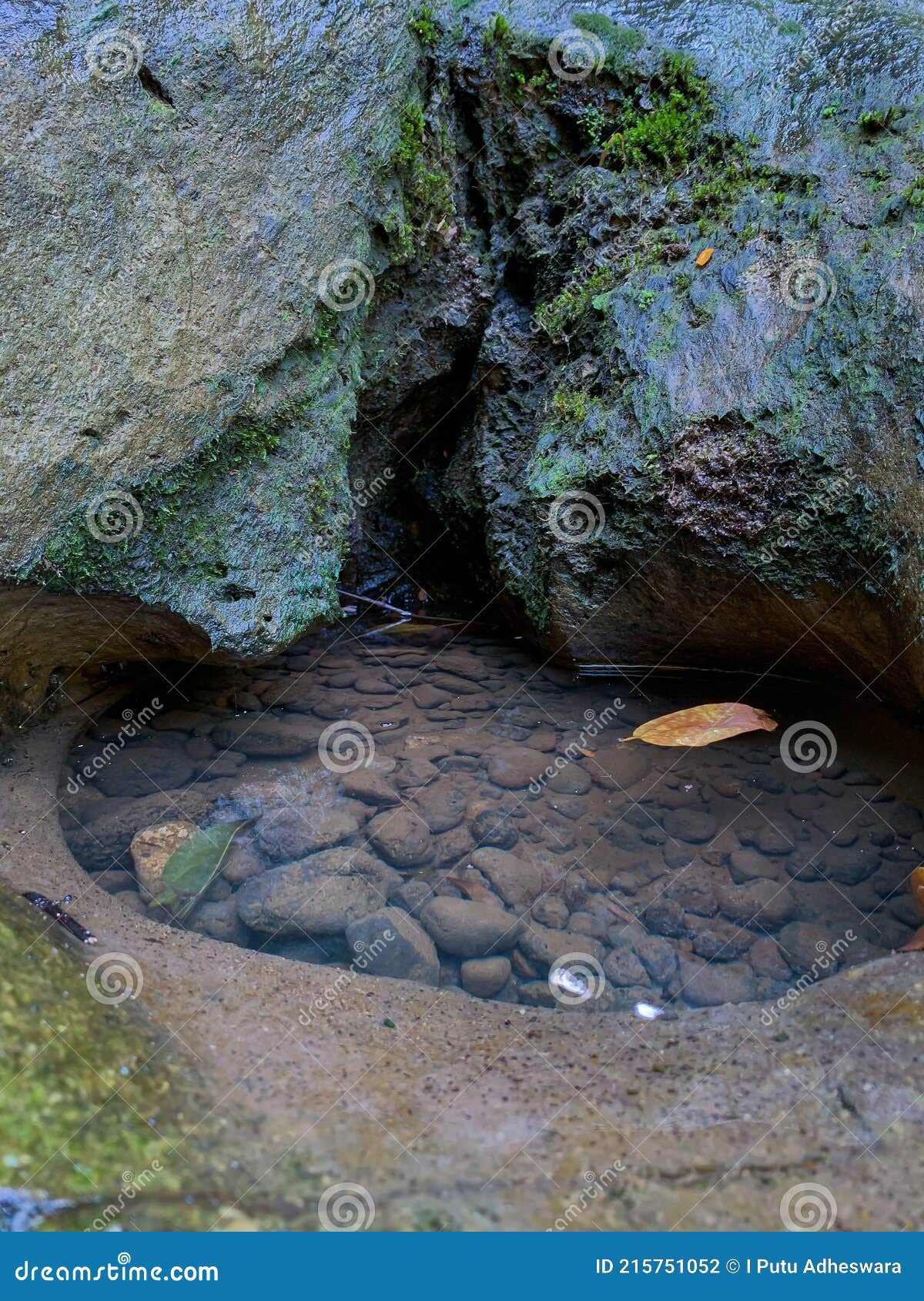 Natural Puddle Between The Rocks Royalty-Free Stock Photo ...