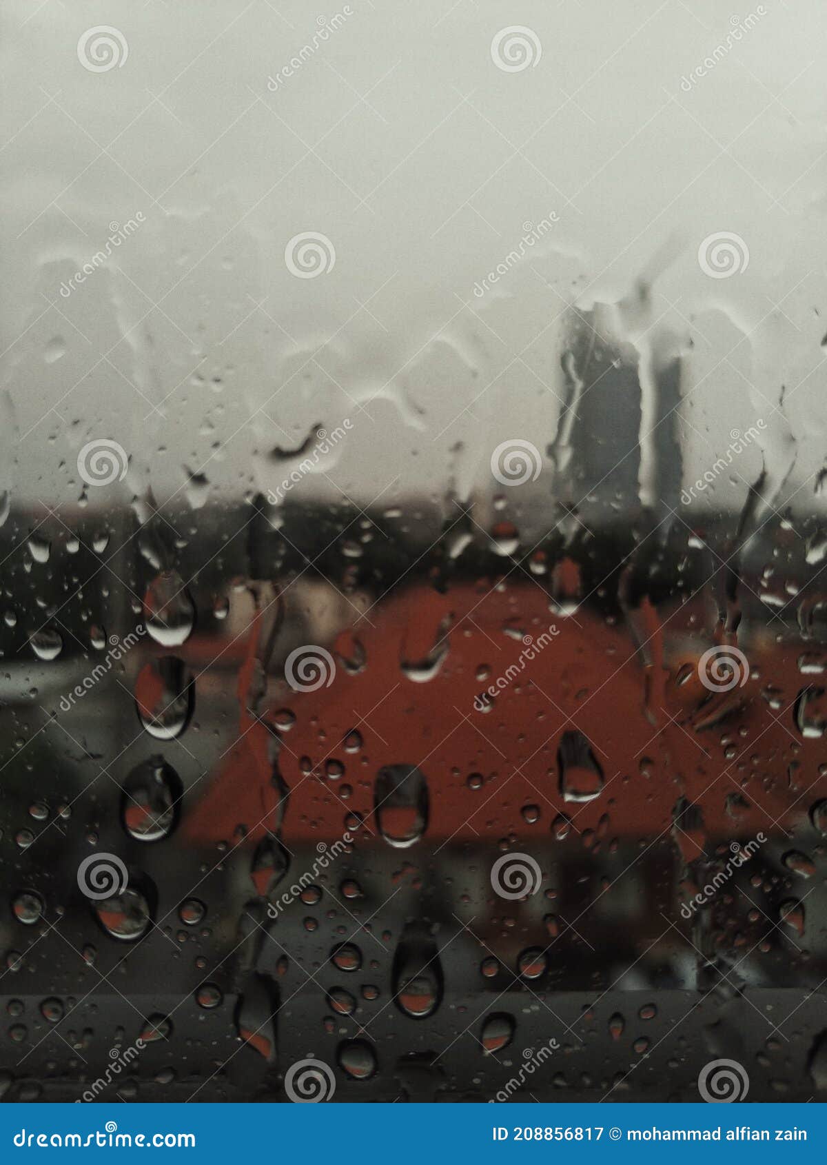 Natural rain and objects stock image. Image of natural - 208856817