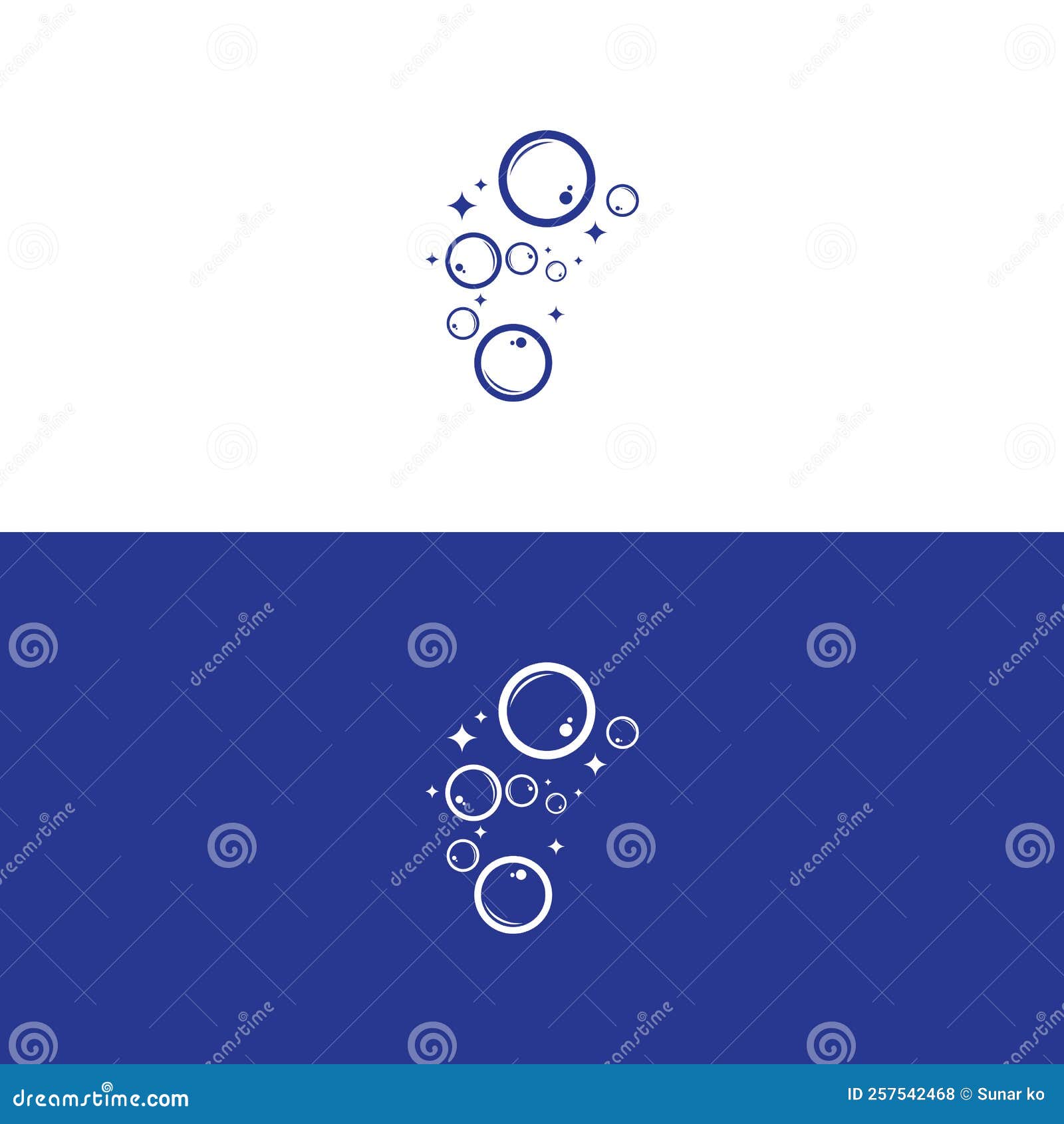 Natural Realistic Bubble Illustration Vector Design Stock Illustration ...