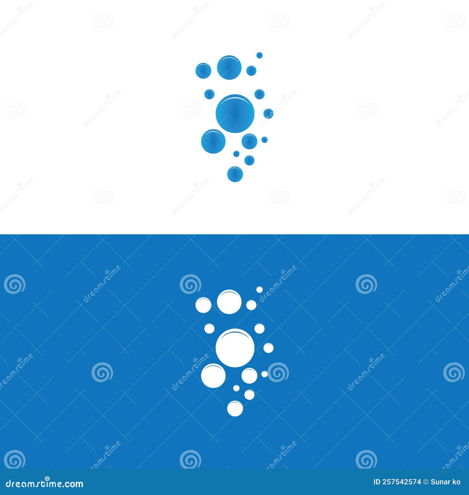 Natural Realistic Bubble Illustration Vector Design Stock Illustration ...