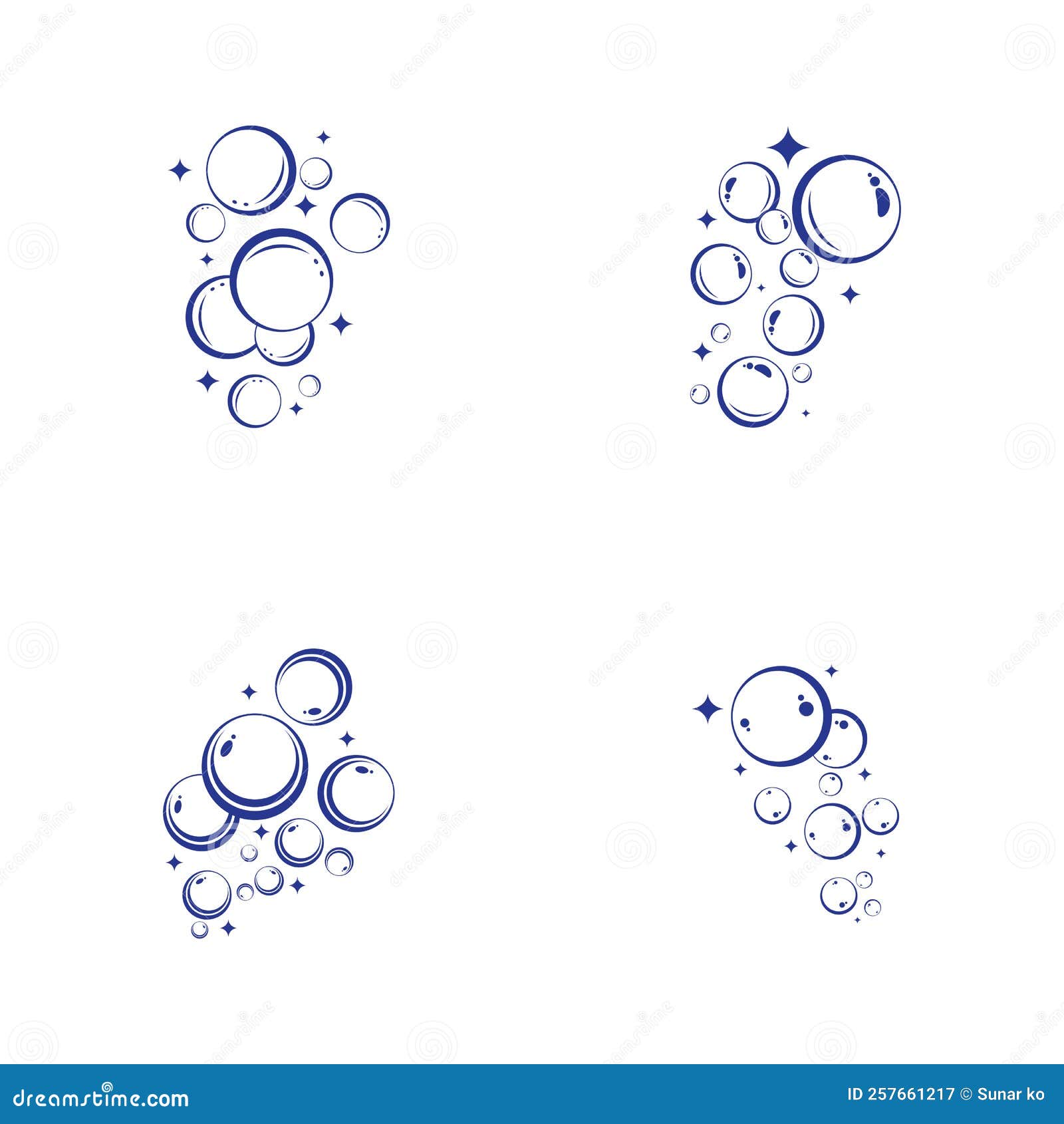 Natural Realistic Bubble Illustration Vector Design Stock Vector ...
