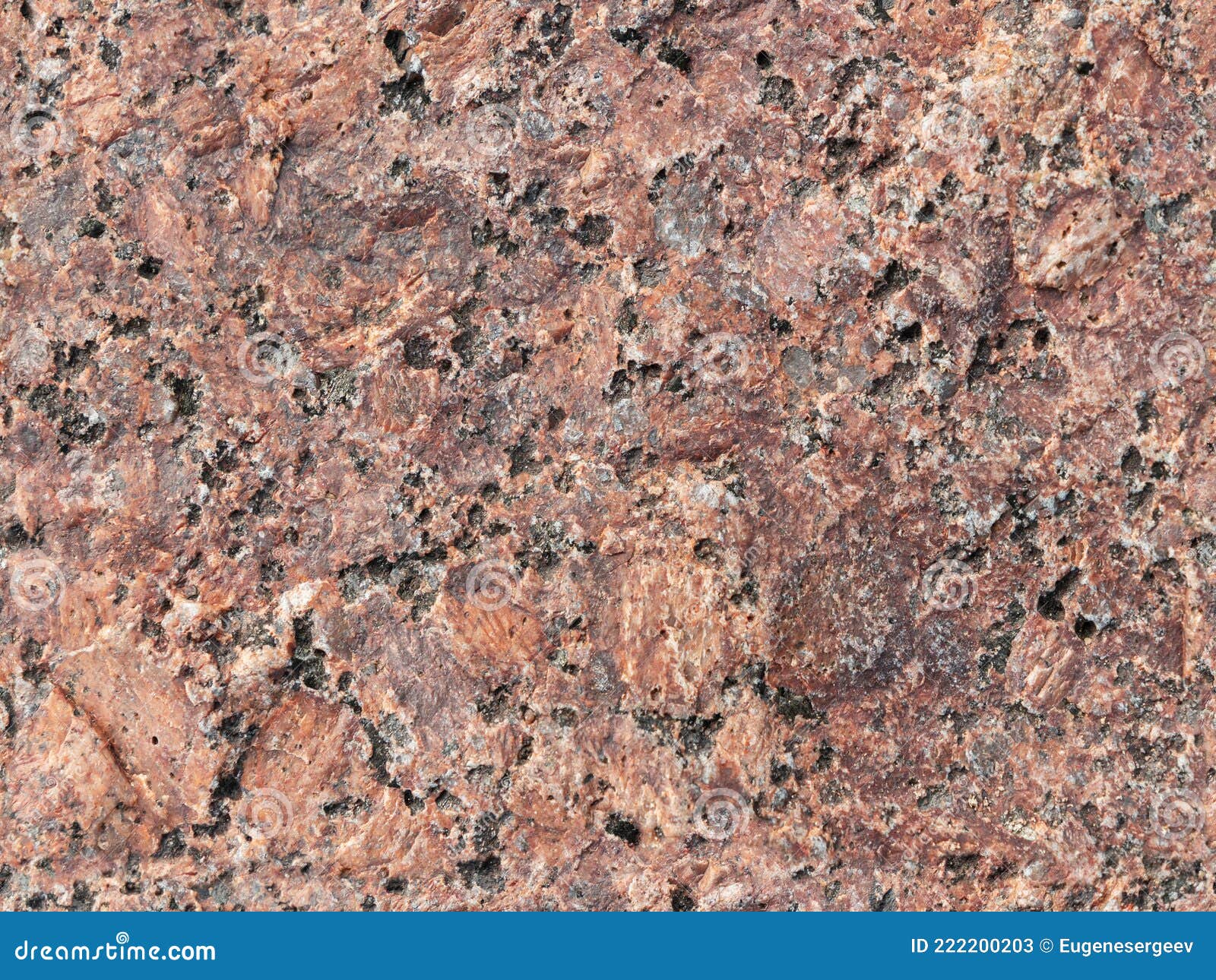 Natural Red Brown Granite Stone Surface, Seamless Stock Image - Image ...