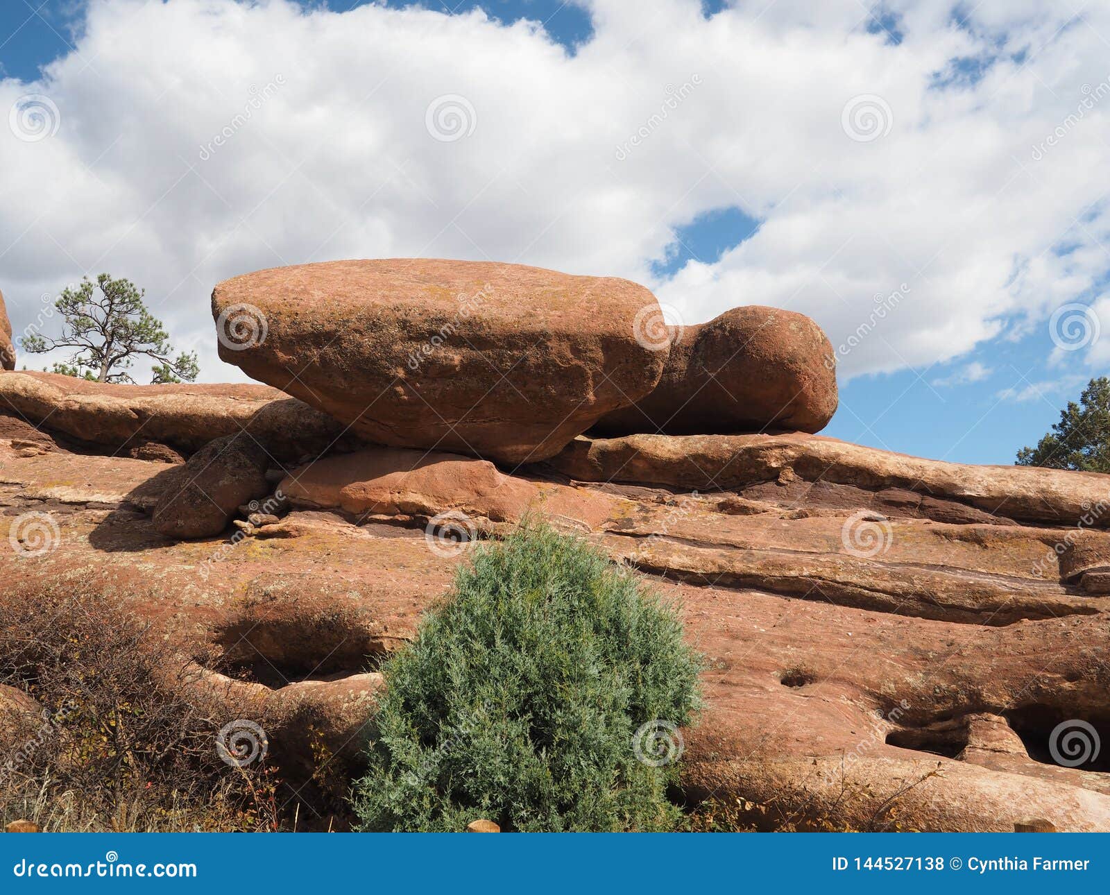 Natural Red Rock Formations in Morrison Colorado Stock Photo - Image of ...