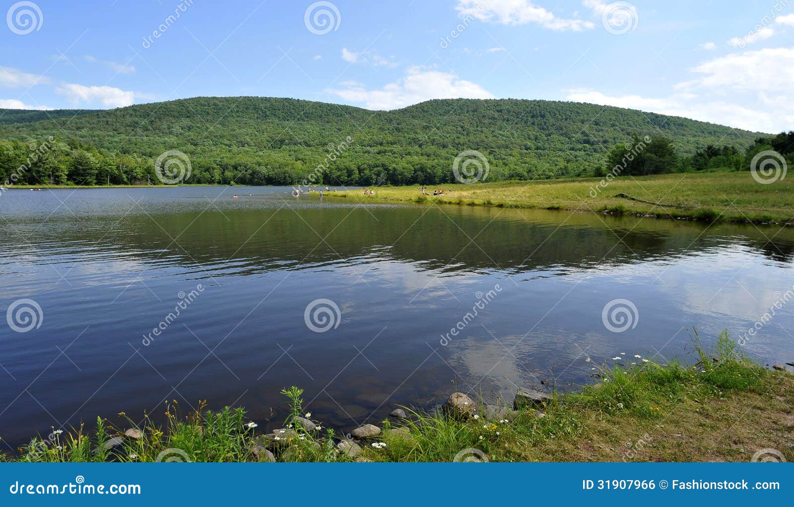 Natural Reflections on Colgate Lake Stock Photo - Image of forest ...