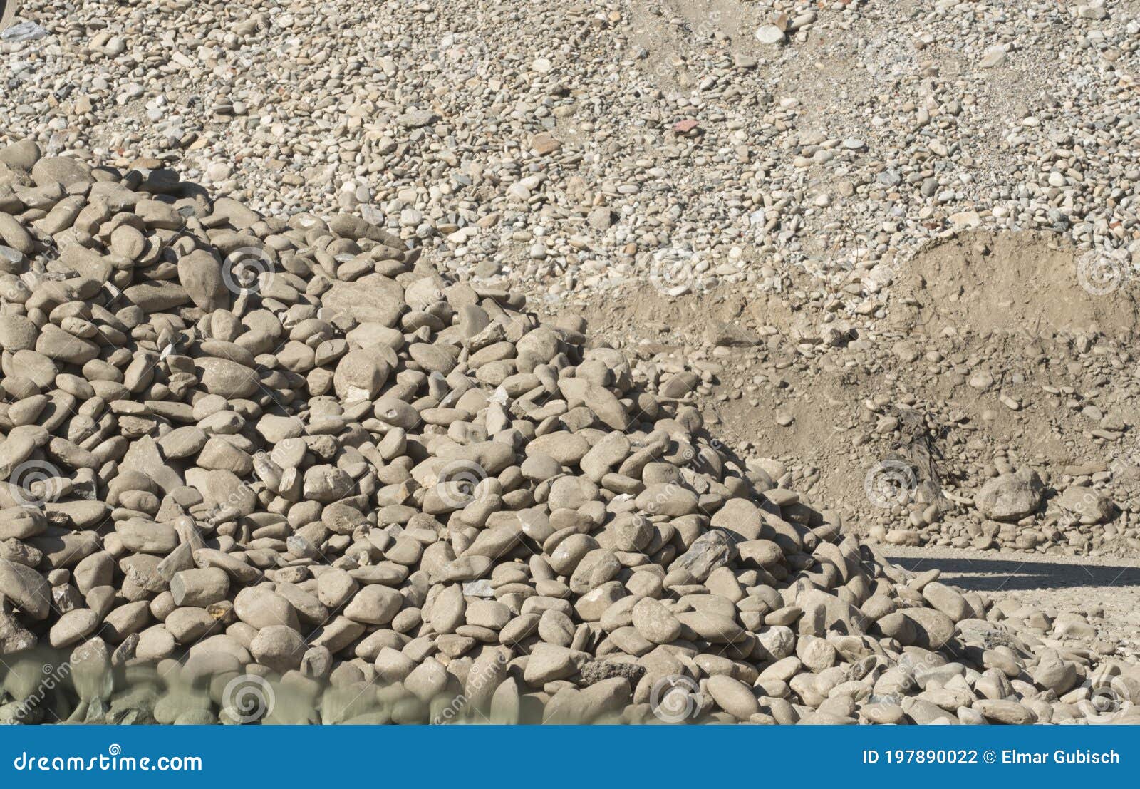 Natural Resource Sand and Gravel Stock Photo - Image of gravel ...