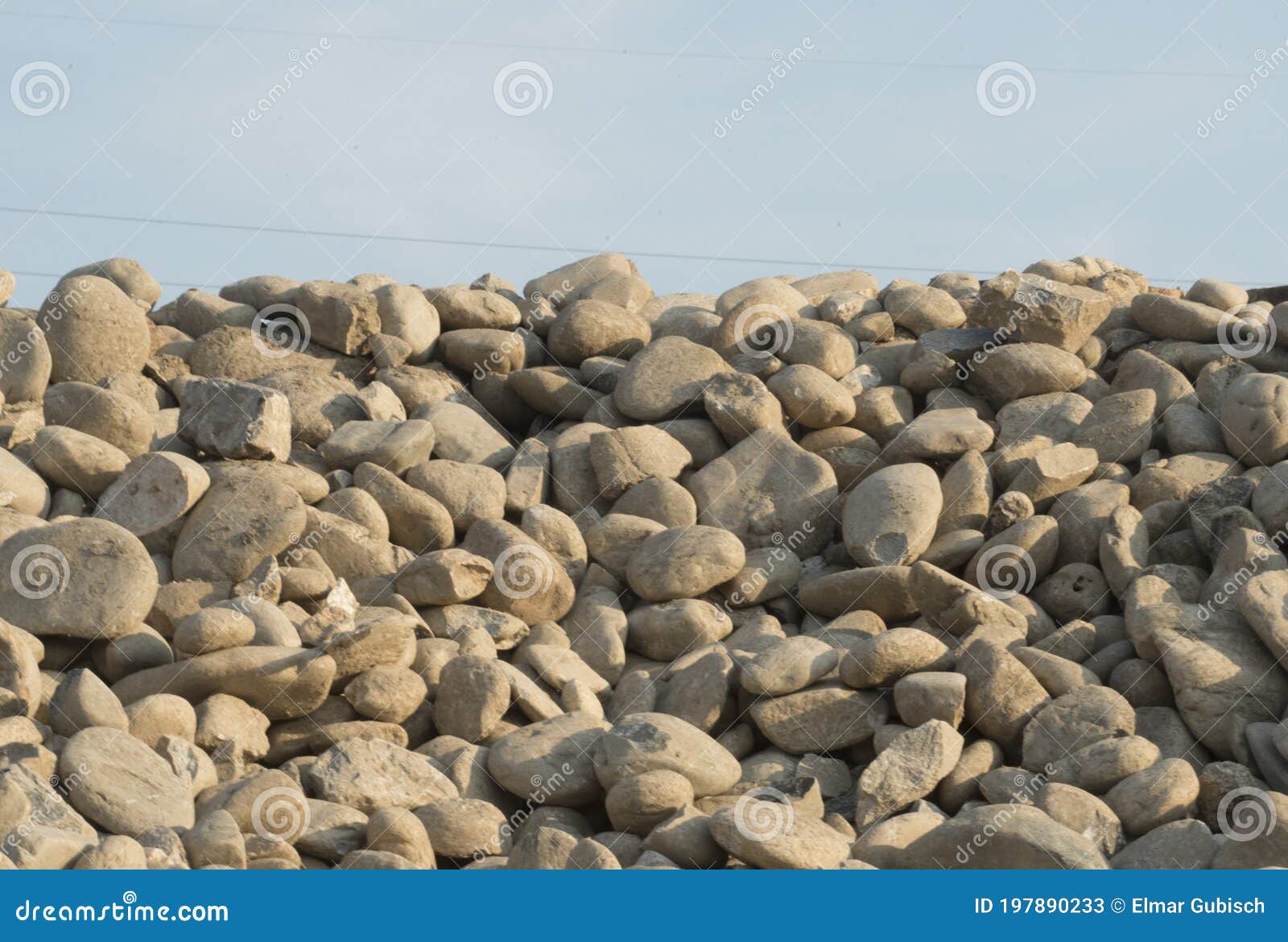 Natural Resource Sand and Gravel Stock Image - Image of industry ...