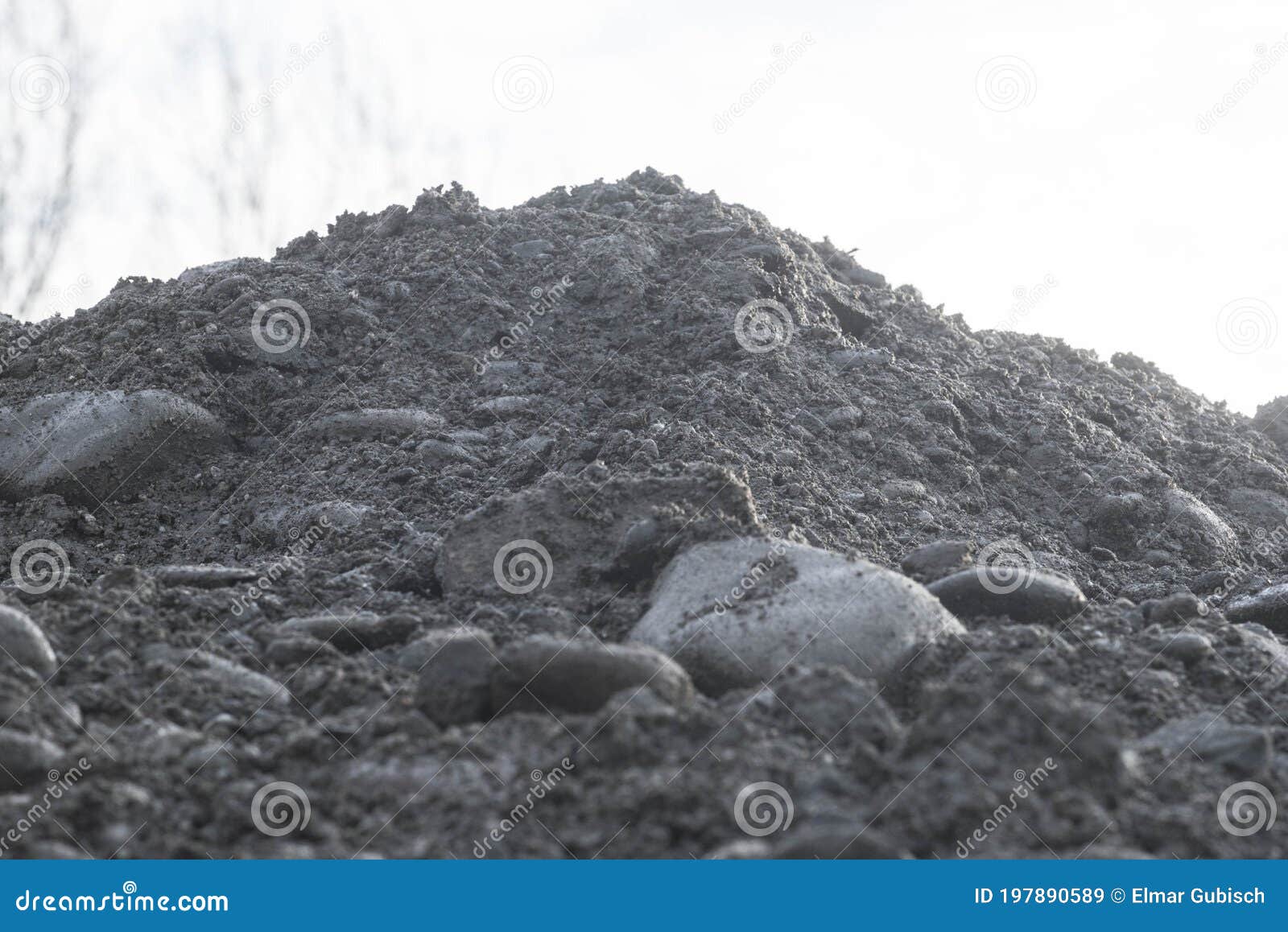 Natural Resource Sand and Gravel Stock Image - Image of culture, plants ...
