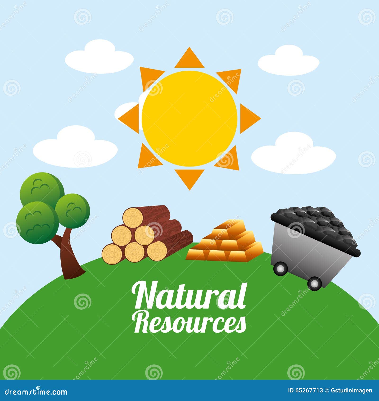 Natural resources design stock illustration. Illustration of mining ...