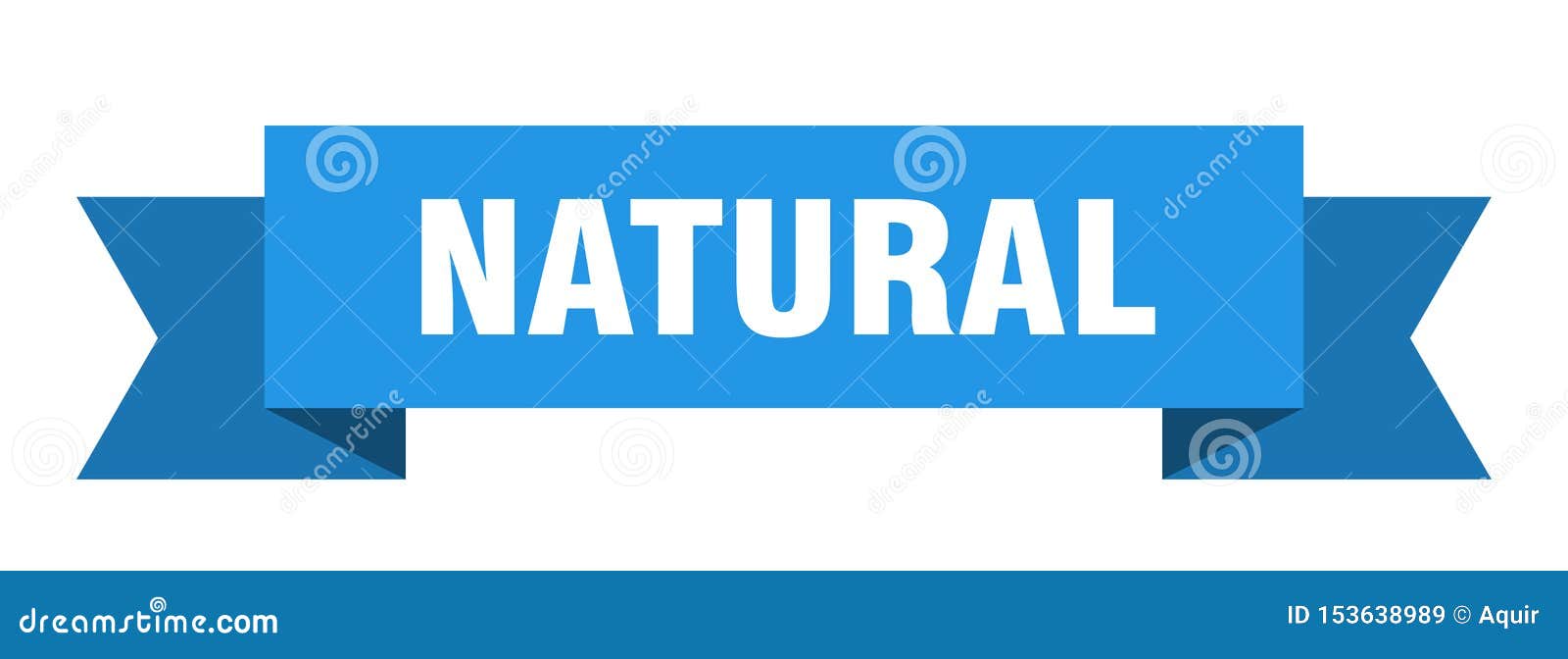 Natural ribbon. stock vector. Illustration of isolated - 153638989