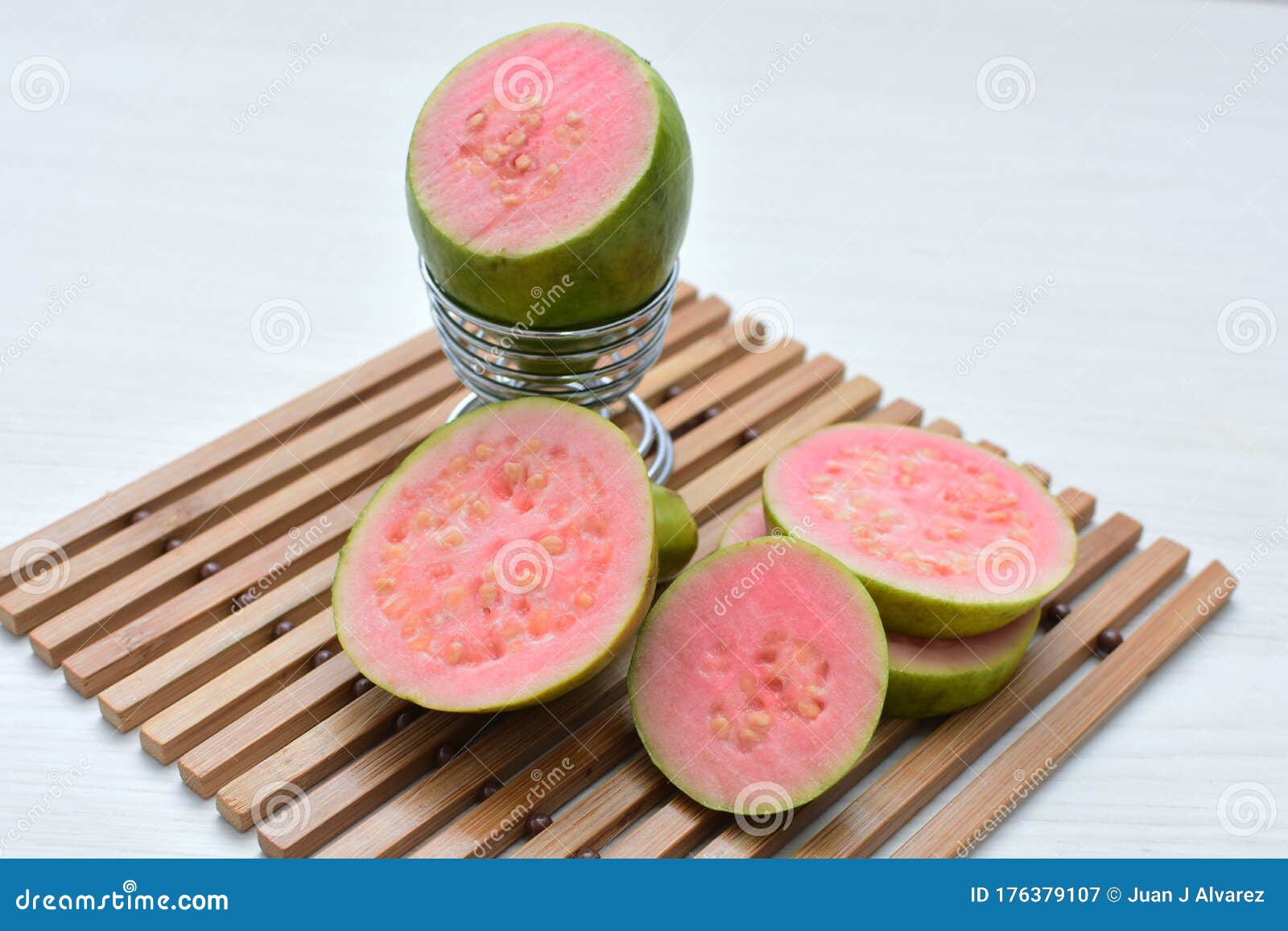 Natural ripe guava fruit stock image. Image of yellow - 176379107