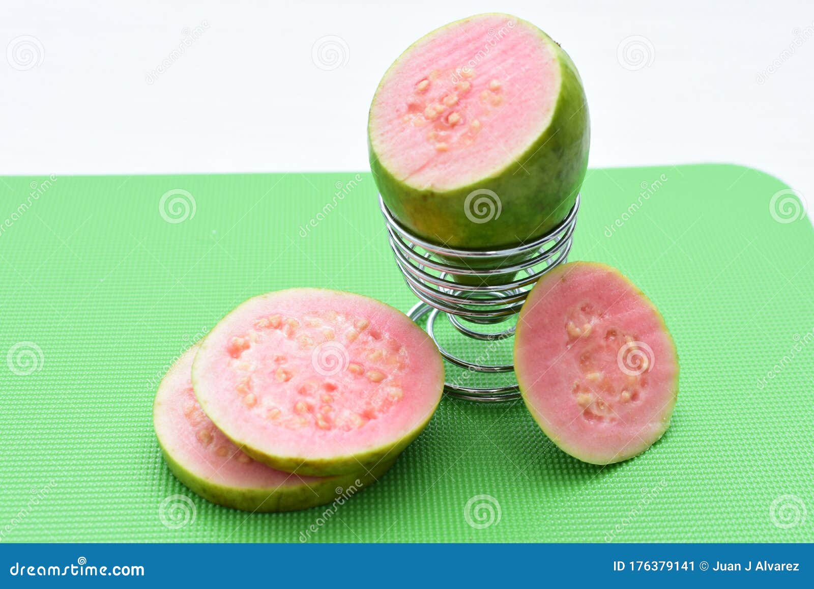 Natural ripe guava fruit stock image. Image of america - 176379141