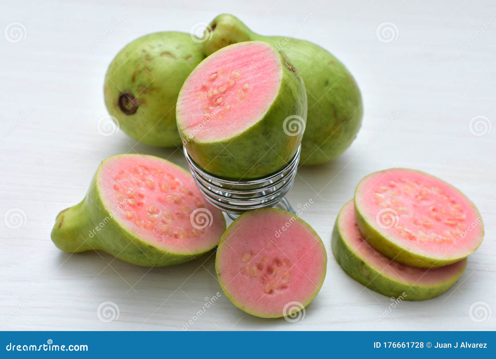 Natural ripe guava fruit stock photo. Image of india - 176661728