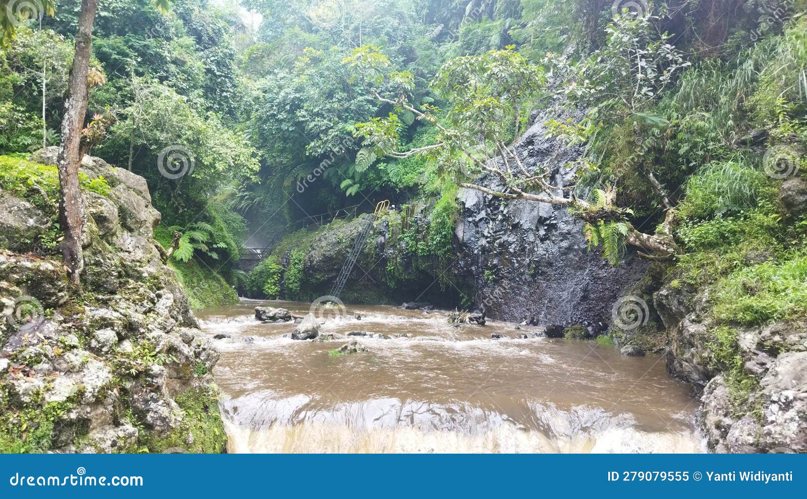 Natural River at Lembang Bandung - West Java Stock Image - Image of ...