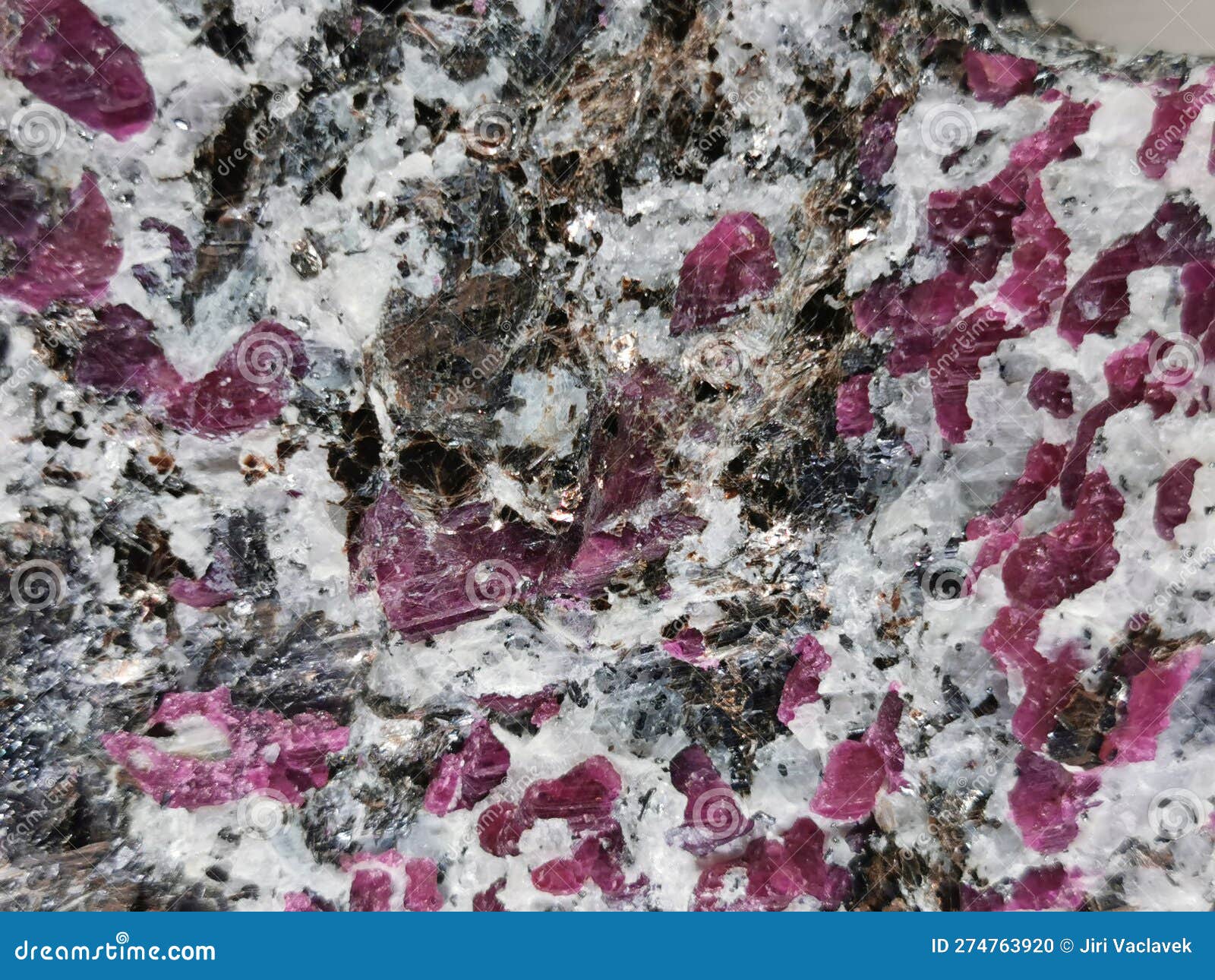 Natural Ruby Mineral Texture Stock Photo - Image of macro, jewel: 274763920