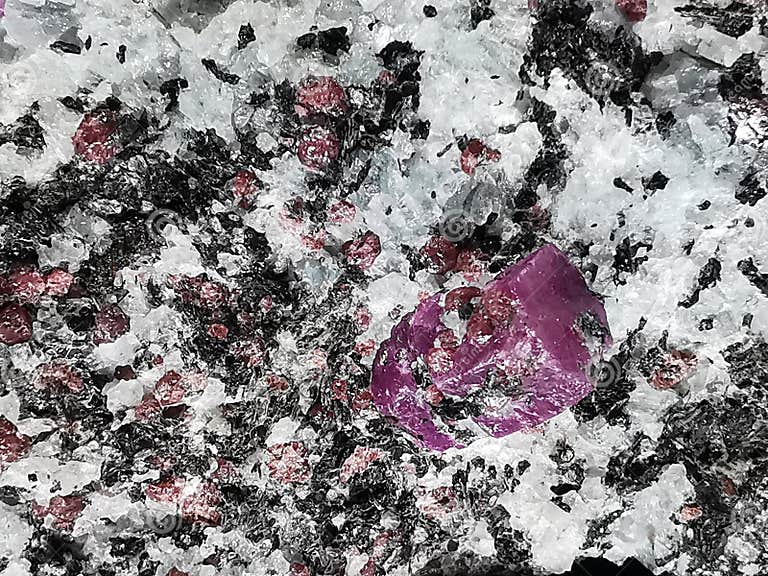 Natural Ruby Mineral Texture Stock Photo - Image of jewel, stone: 276972188