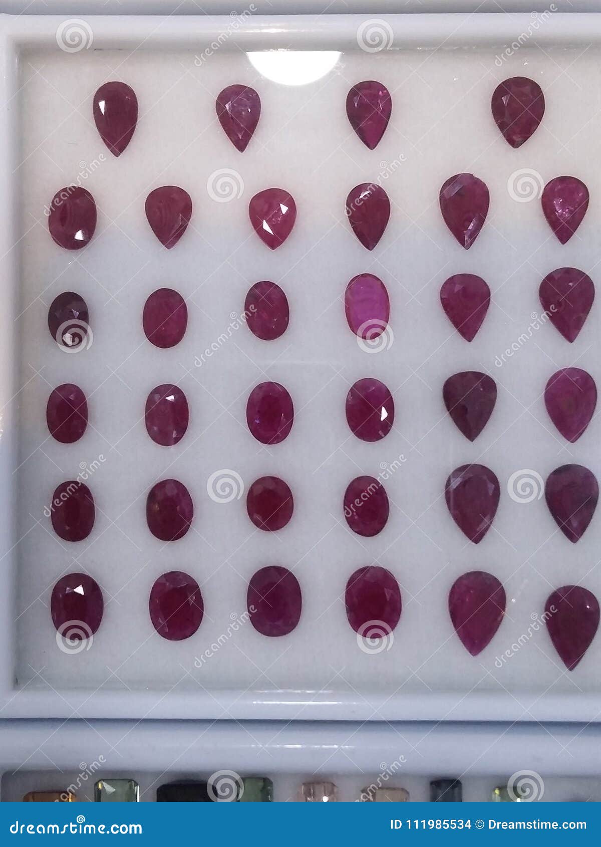 Natural ruby stock photo. Image of ruby, gemstones, natural - 111985534