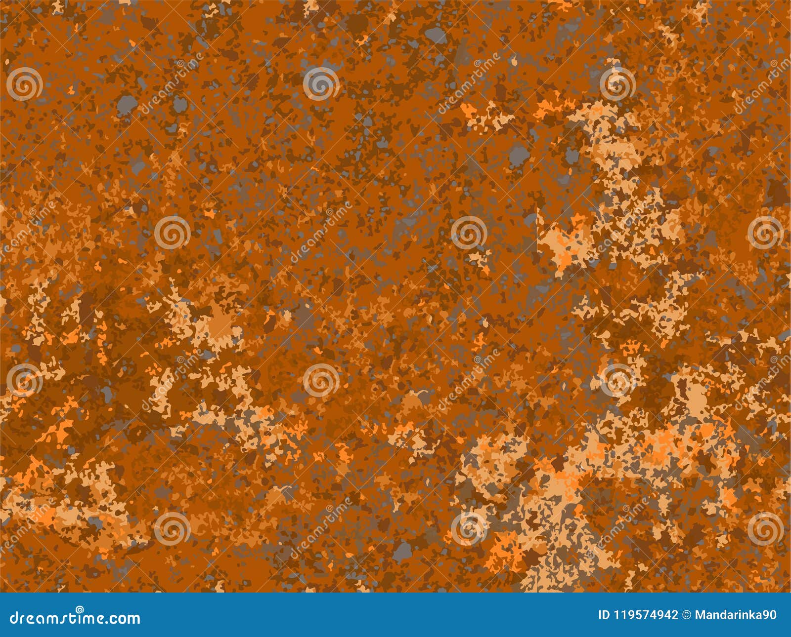 Natural Rusty Texture, Imitation of Rust Stock Vector - Illustration of ...