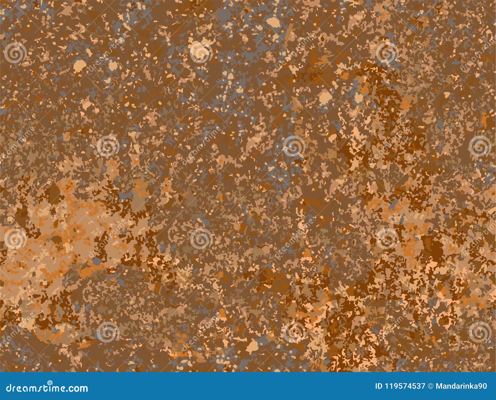 Natural Rusty Texture, Imitation of Rust Stock Vector - Illustration of ...