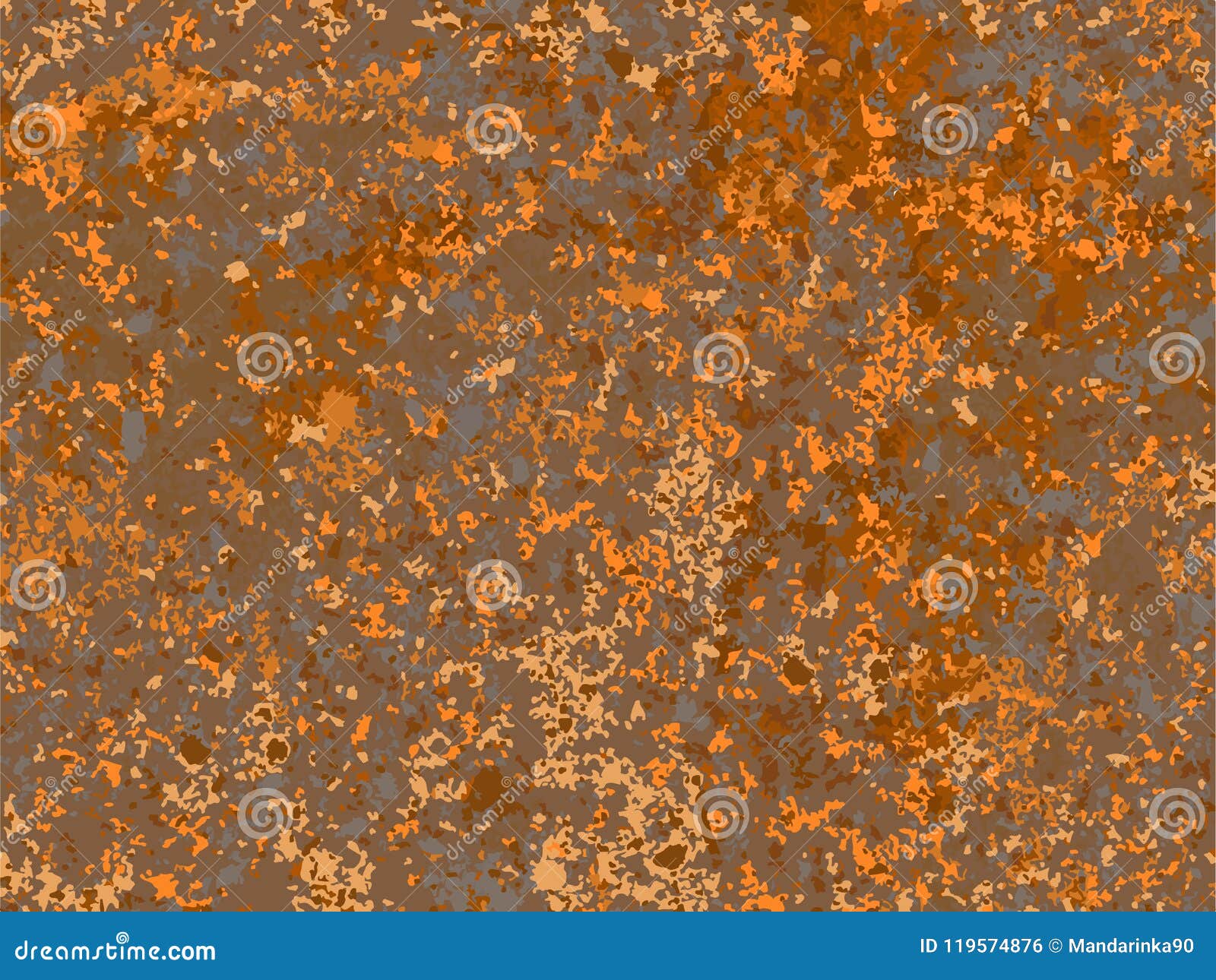 Natural Rusty Texture, Imitation of Rust Stock Vector - Illustration of ...