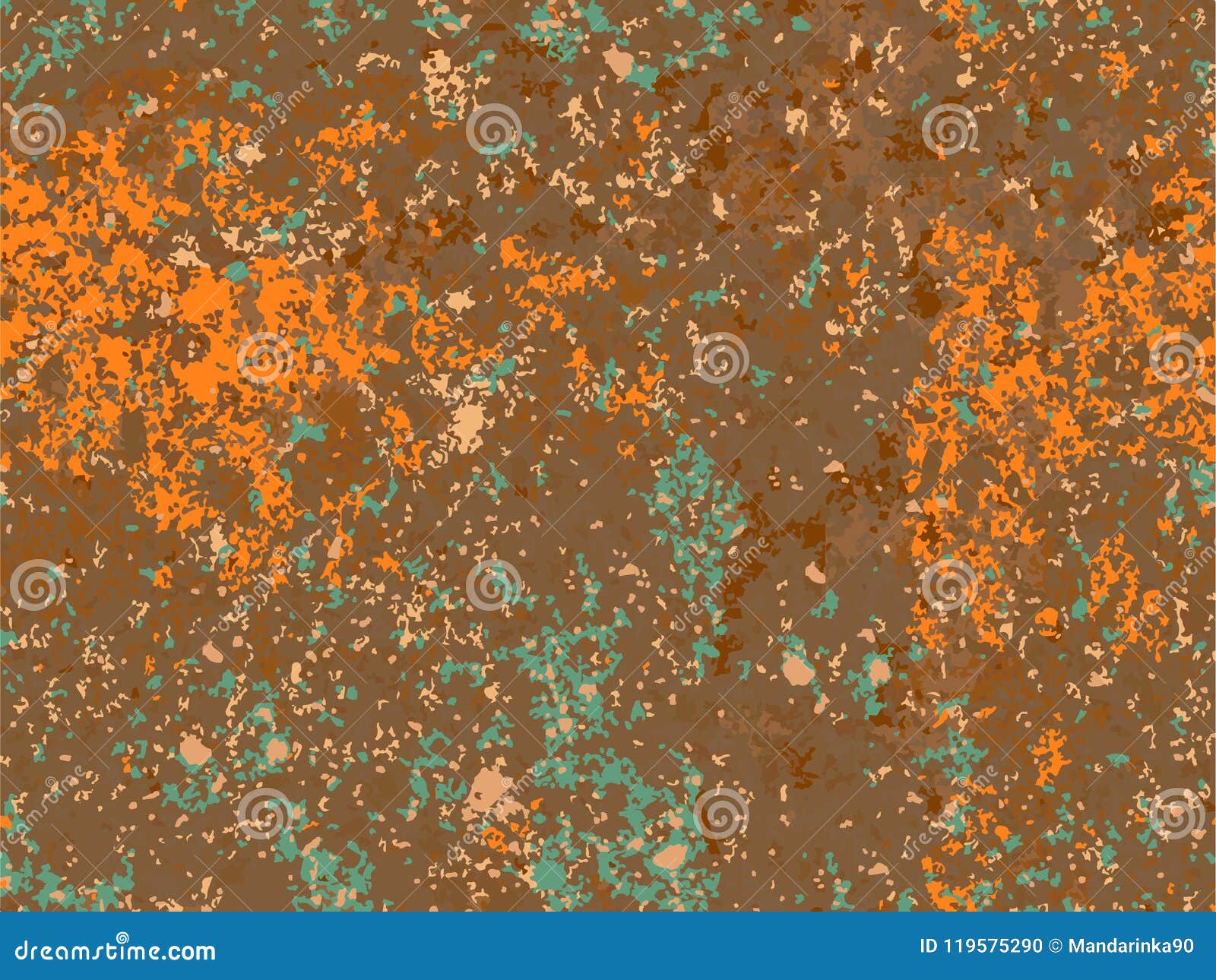 Natural Rusty Texture, Imitation of Rust Stock Vector - Illustration of ...