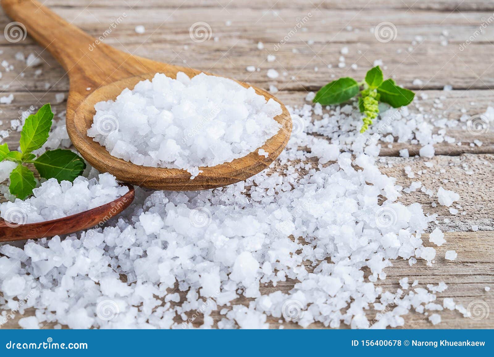 Natural Salt from the Sea on the Dining Table Stock Photo - Image of ...