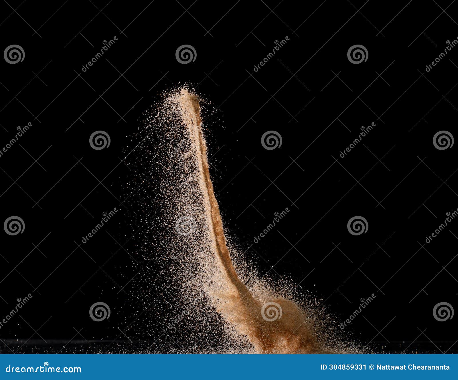 Natural Sand Flying Explosion, Particle Dot Grain Wave Explode ...