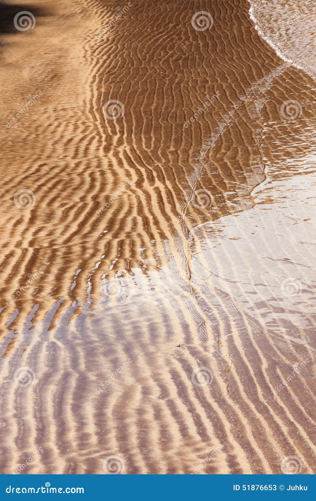 Natural Sand Patterns in Beach Stock Image - Image of brown, nature ...
