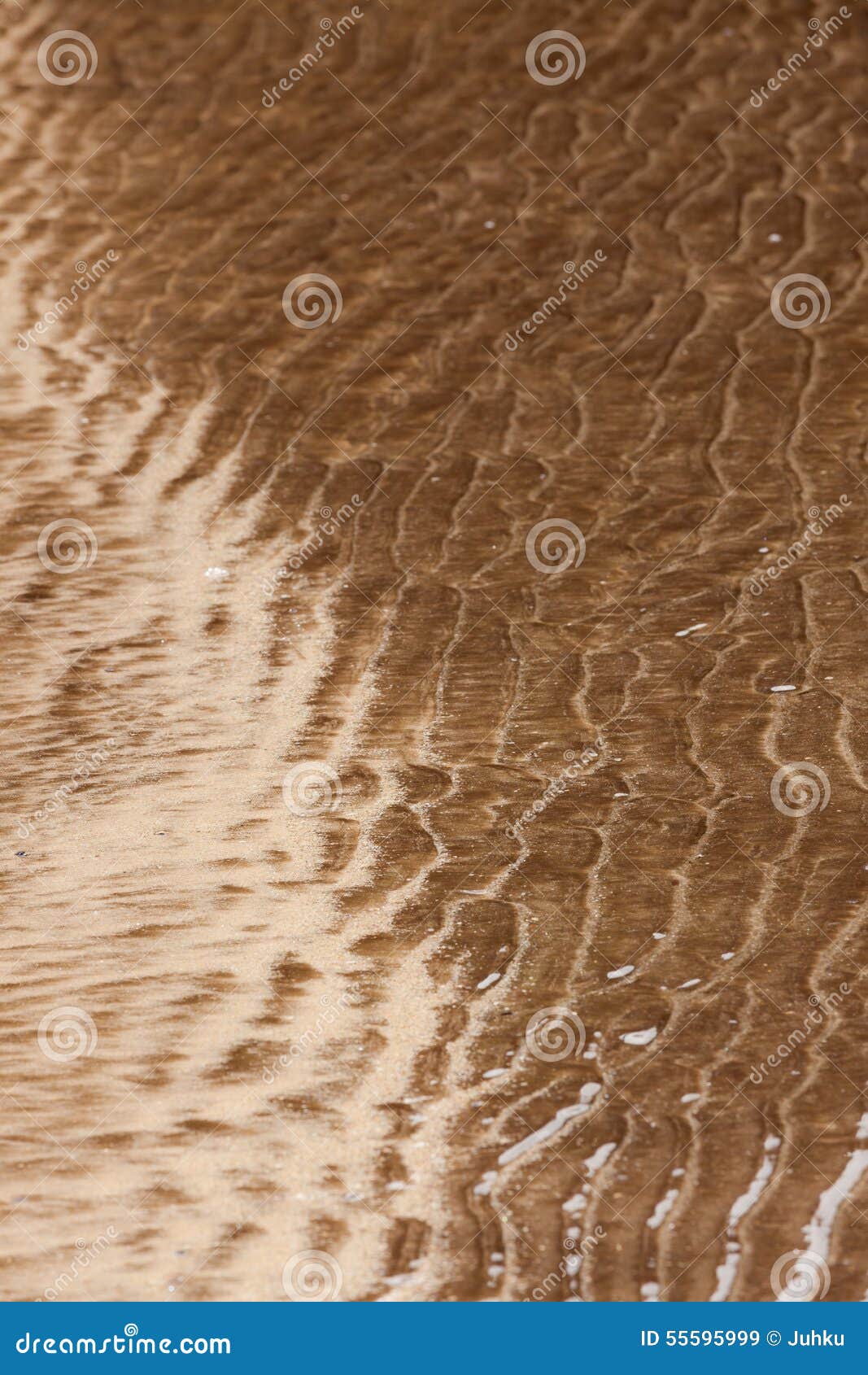 Natural Sand Patterns in Beach Stock Image - Image of shore, backdrop ...