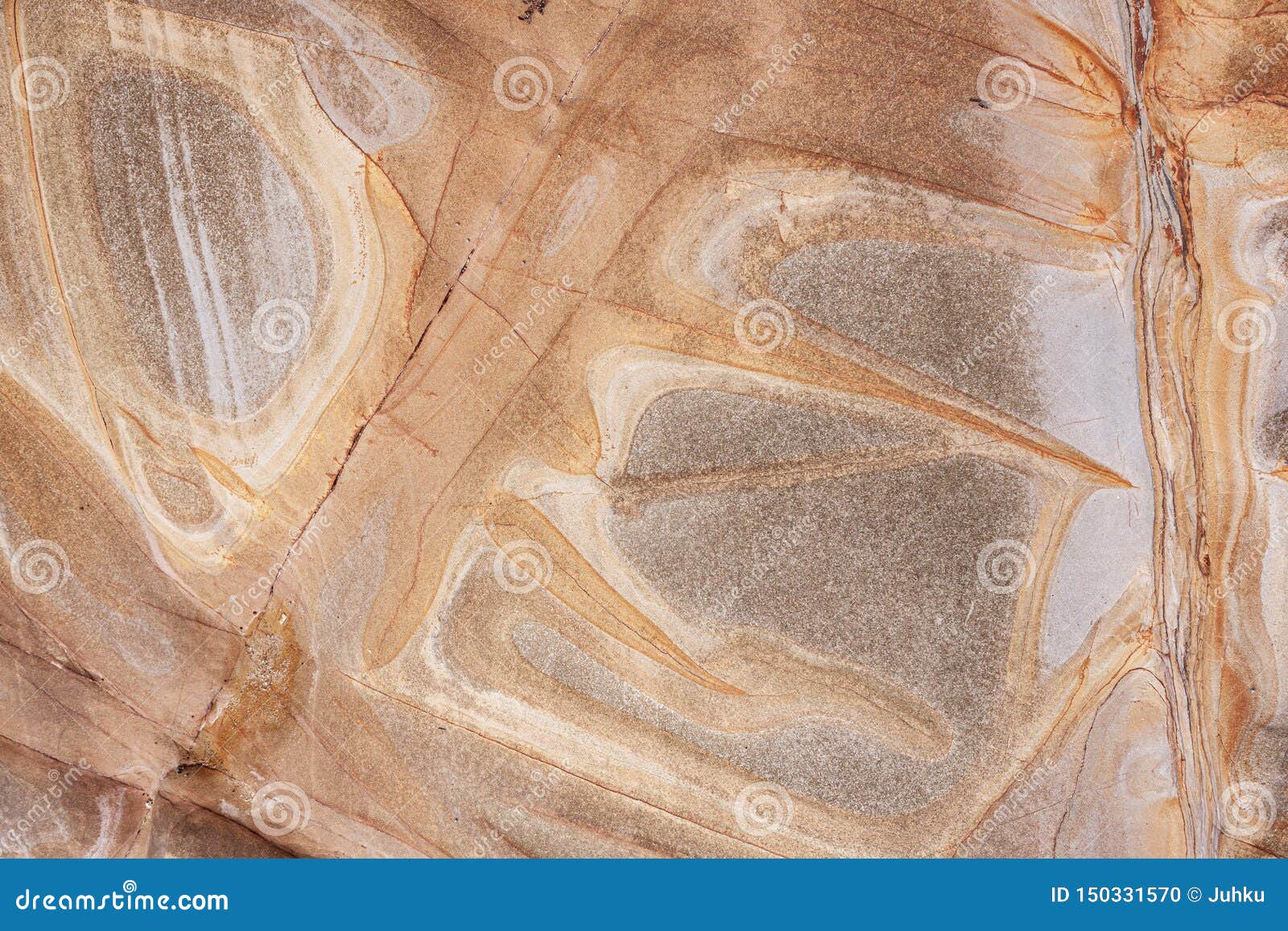 Natural Sandstone Patterns Smooth Shapes Stock Photo - Image of ...