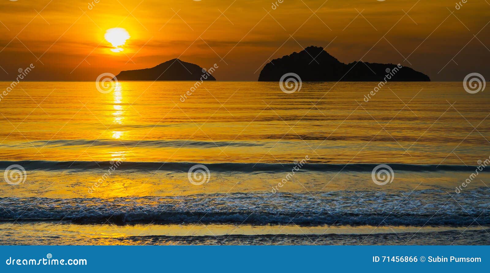 Natural Scene at Ao Manow Beach Stock Photo - Image of color, water ...