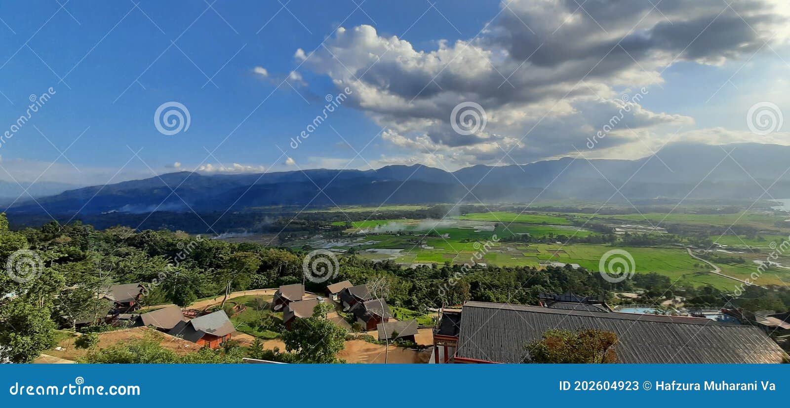 Natural Scenery on the Hill Stock Image - Image of hill, scenery: 202604923