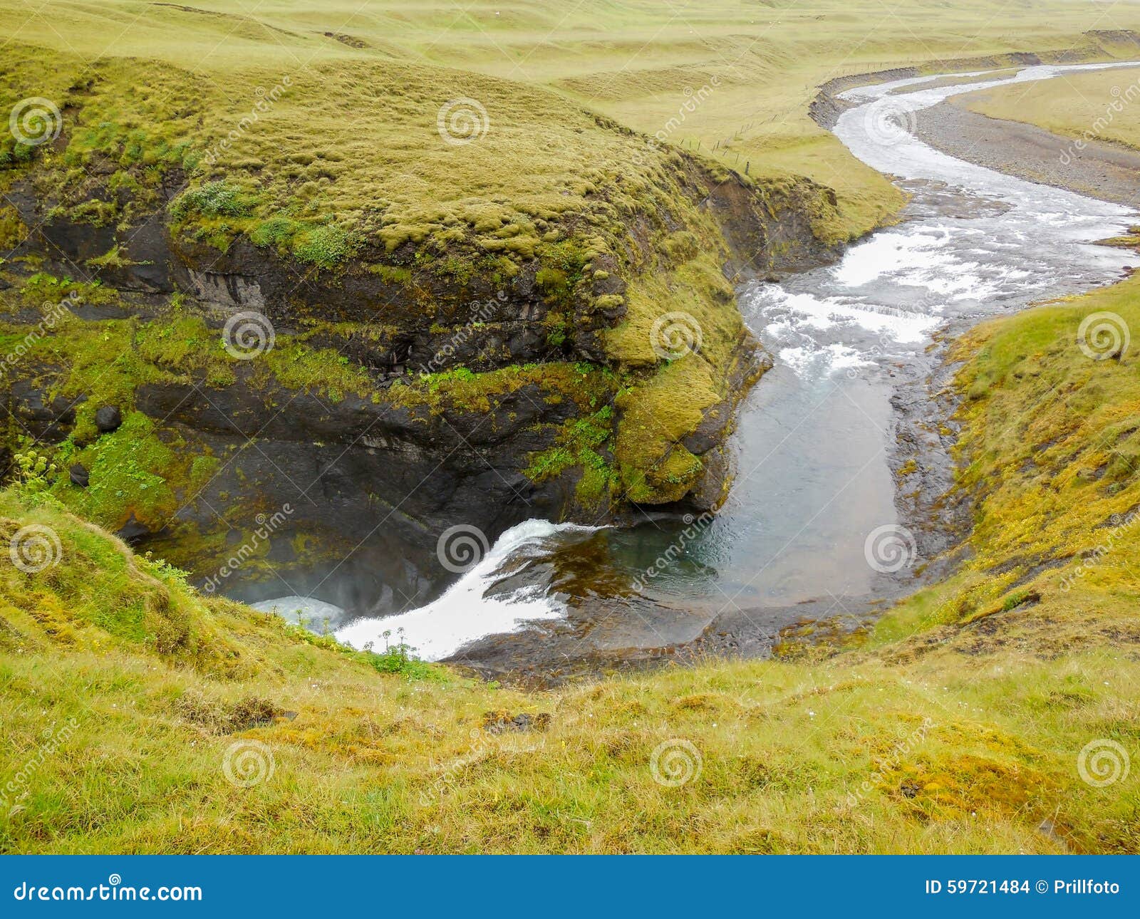 Natural scenery in Iceland stock photo. Image of hayfield - 59721484