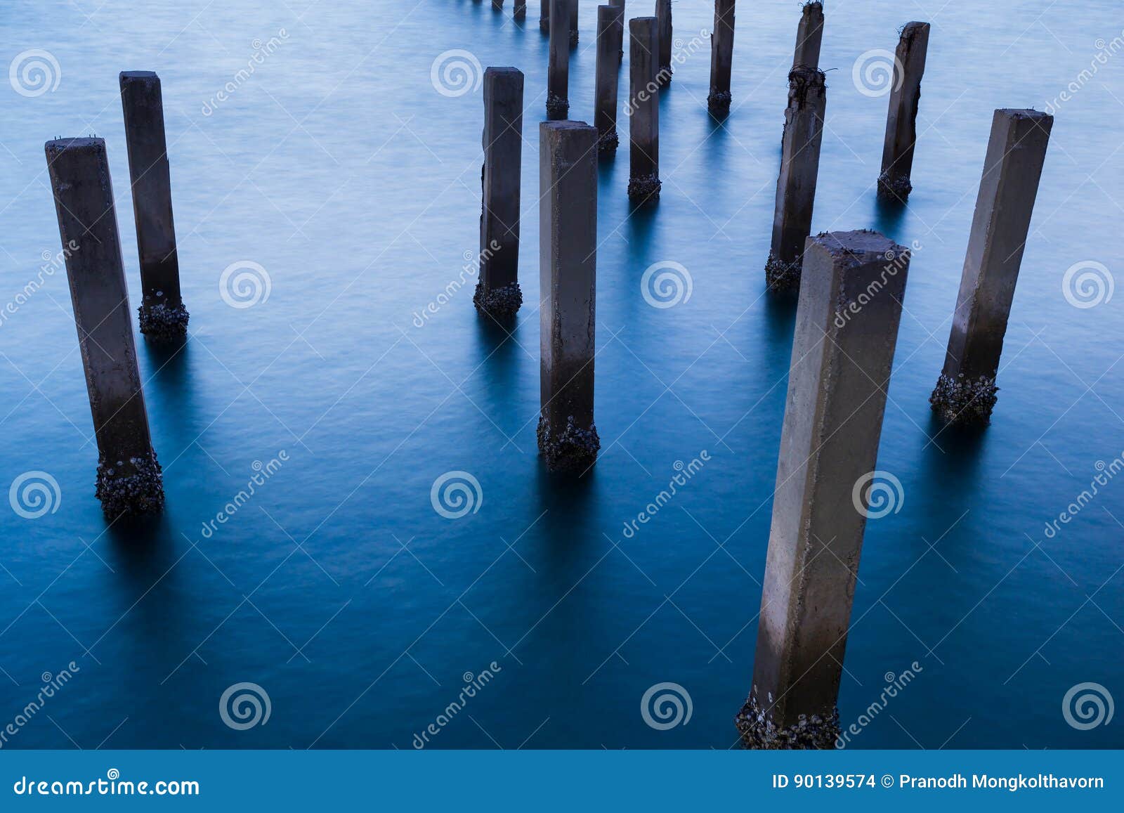 Natural Sea Port Night View Stock Photo - Image of blue, isolated: 90139574