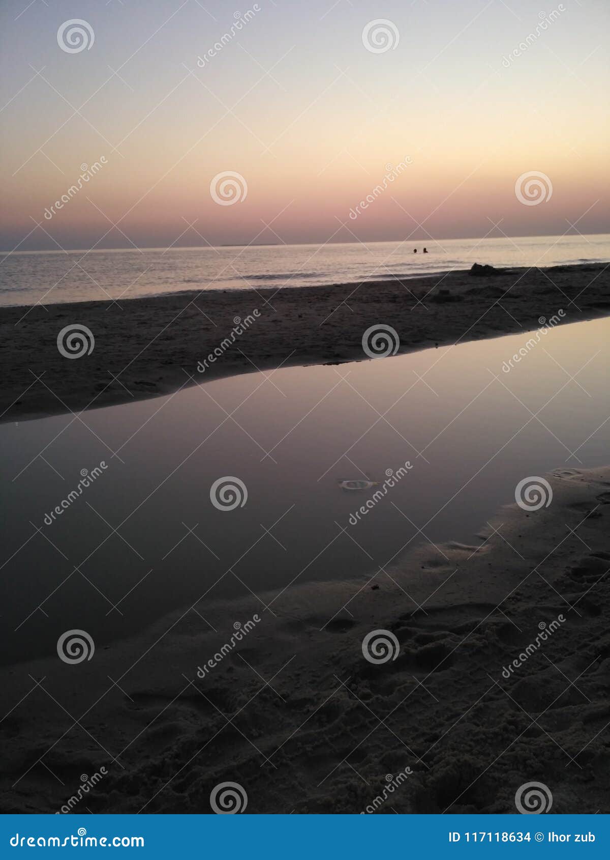 Natural Sea Water Beech Sunset Stock Photo - Image of water, natural ...