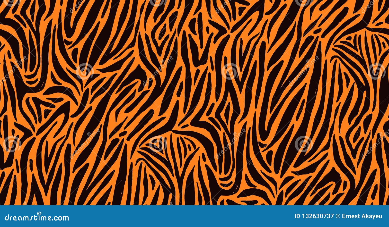 Cat Or Tiger Orange Color. Emotional Shock. Symbol Of 2022 Year ...