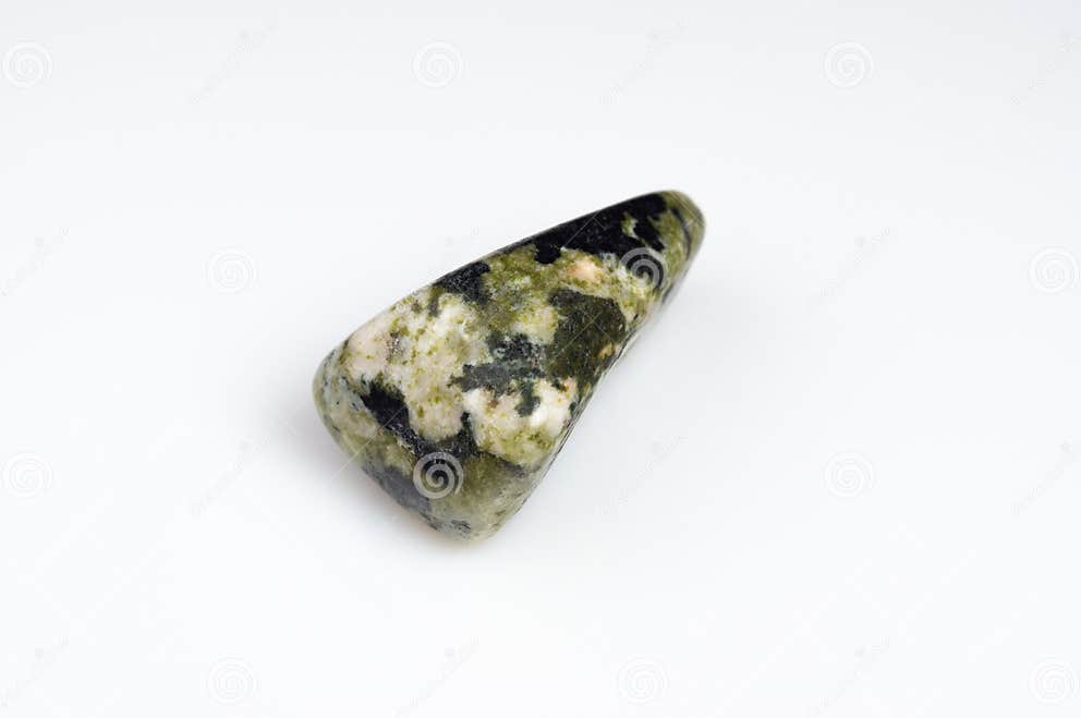 Natural Serpentine Gemstone with Unique Patterns and Textures Stock ...