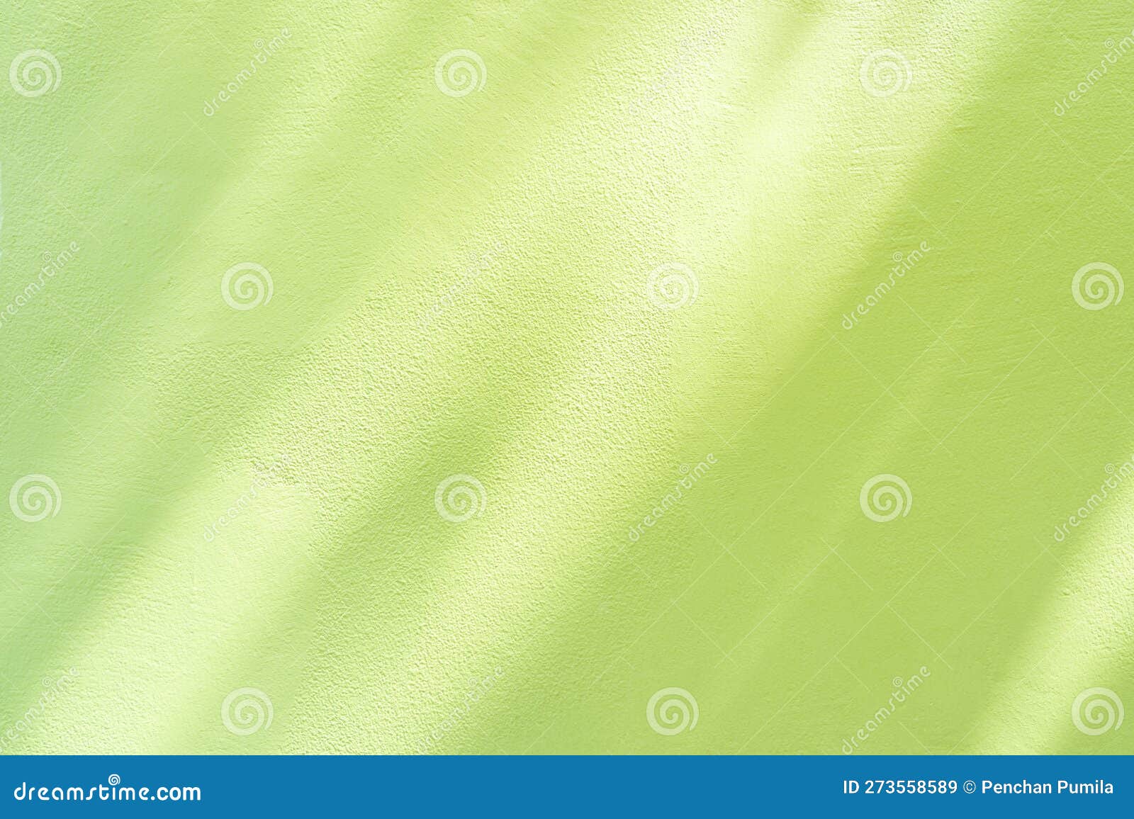 The Natural Shadow Overlay on Green Colored Grunge Wall Concrete ...
